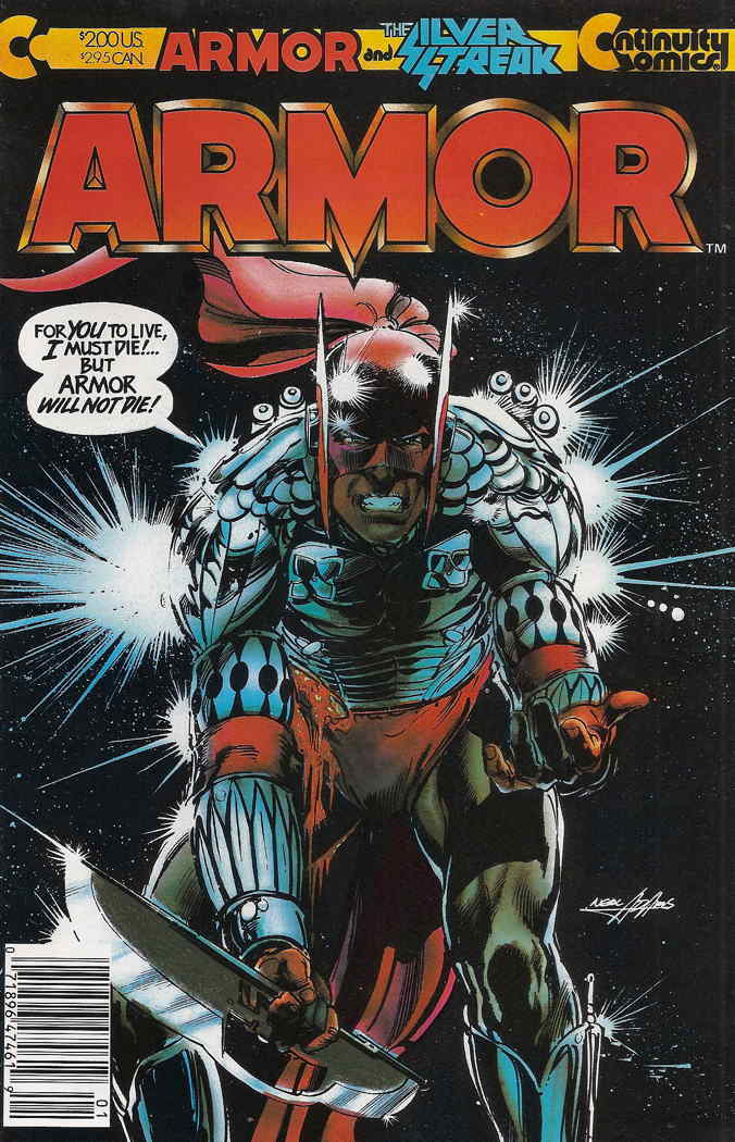 Armor #1 (Newsstand) VG ; Continuity | low grade comic Neal Adams ...