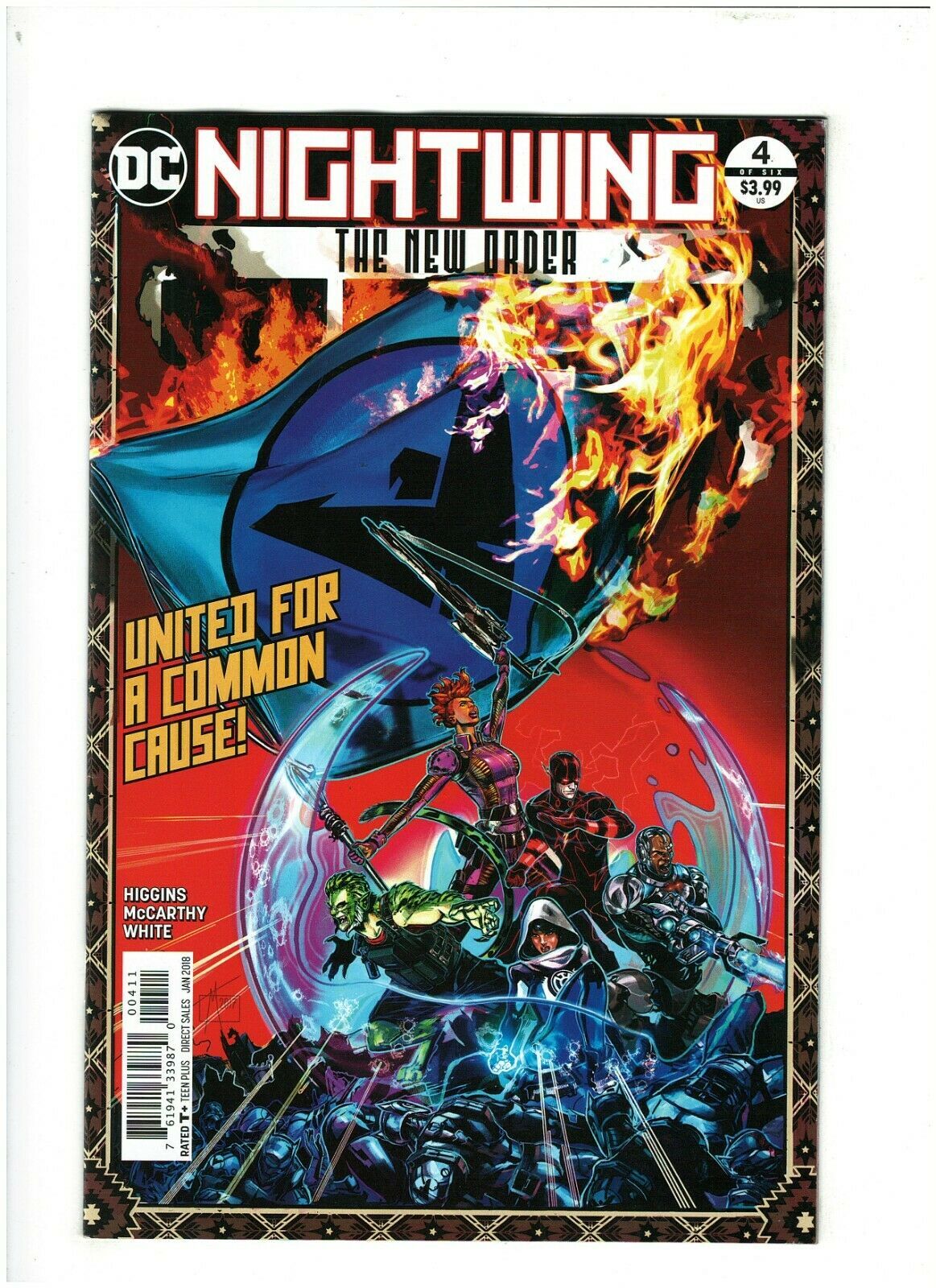 Nightwing The New Order #4 VF/NM 9.0 DC Comics 2018 761941339870 ...
