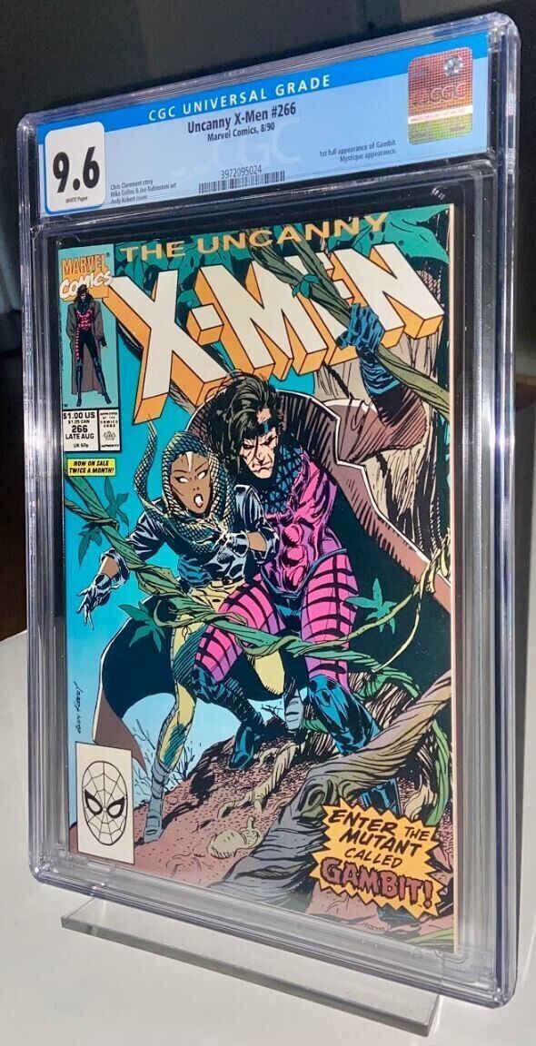 Uncanny X-Men 266 - 1st full appearance of Gambit! CGC 9.6 - Key Comic ...