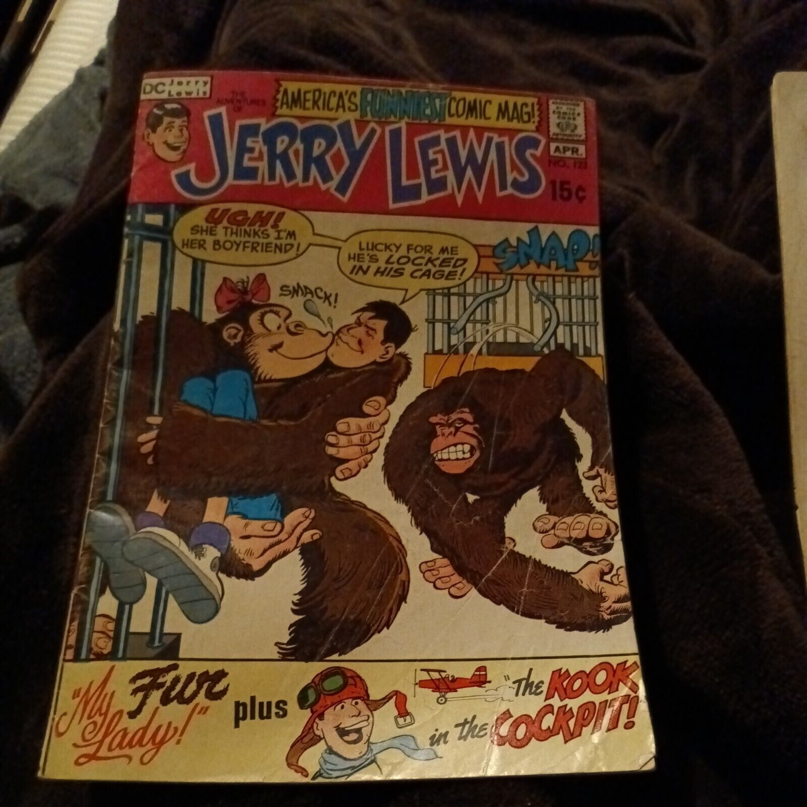 The Adventures of Jerry Lewis #115 & 123 (scarce 2nd to last) 1969, DC ...