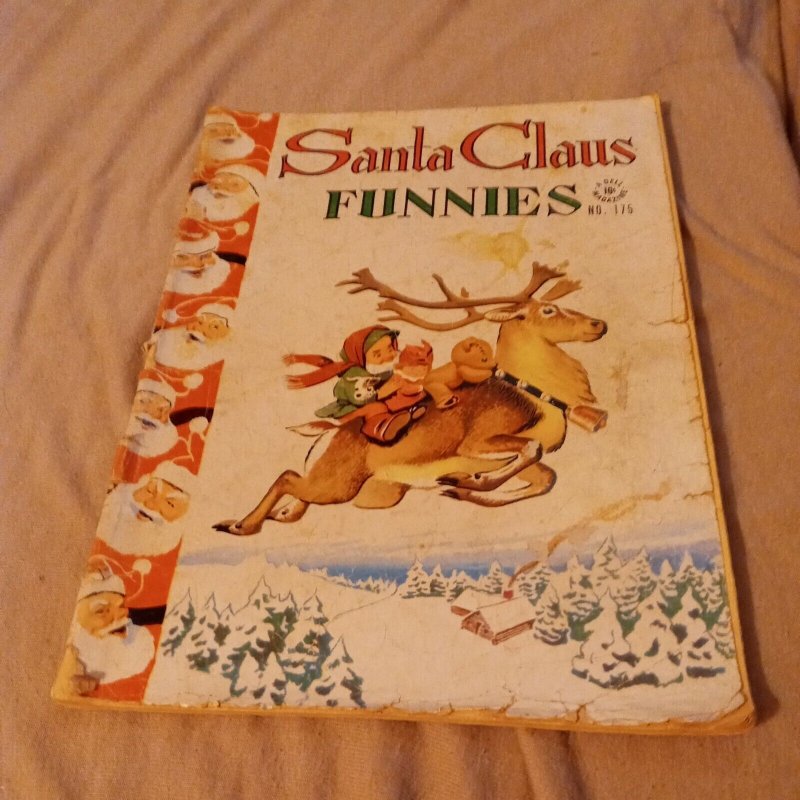 FOUR COLOR #175 SANTA CLAUS FUNNIES 1947 Dell Comics WALT KELLY Golden ...