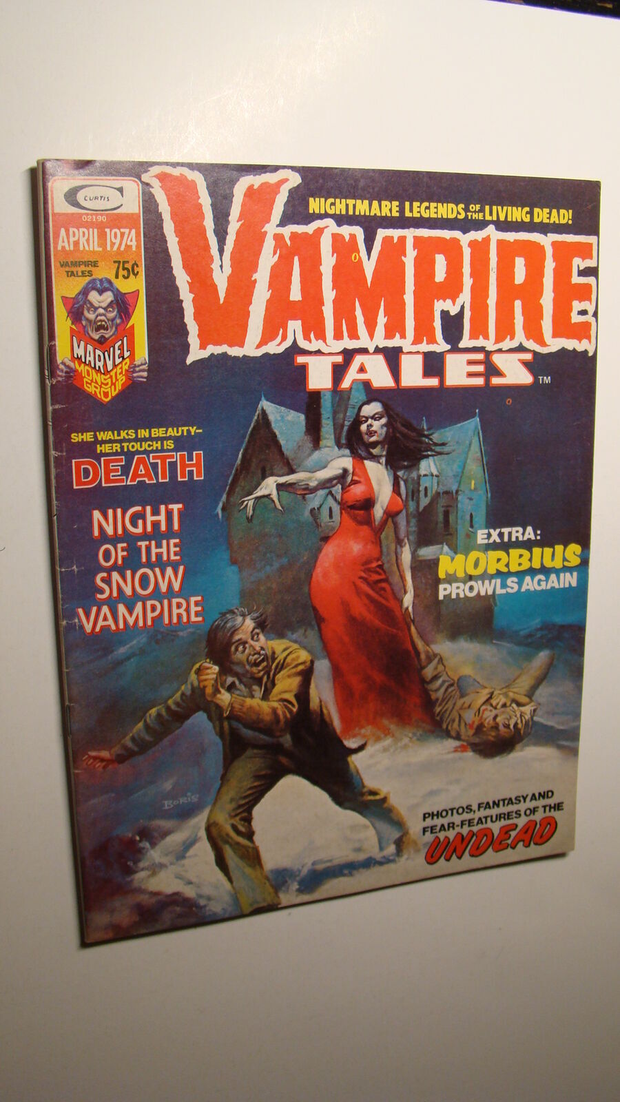 Vampire Tales 4 *Nice Copy* Early Solo Morbius Boris Vallejo ART ...