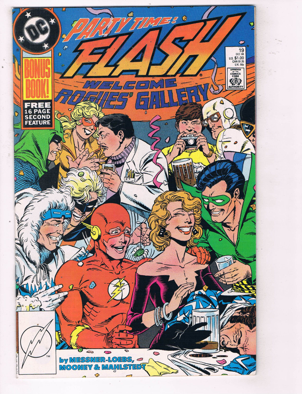 Flash #19 VF DC Comics TV Show Comic Book JLA Superman 1988 DE22 ...