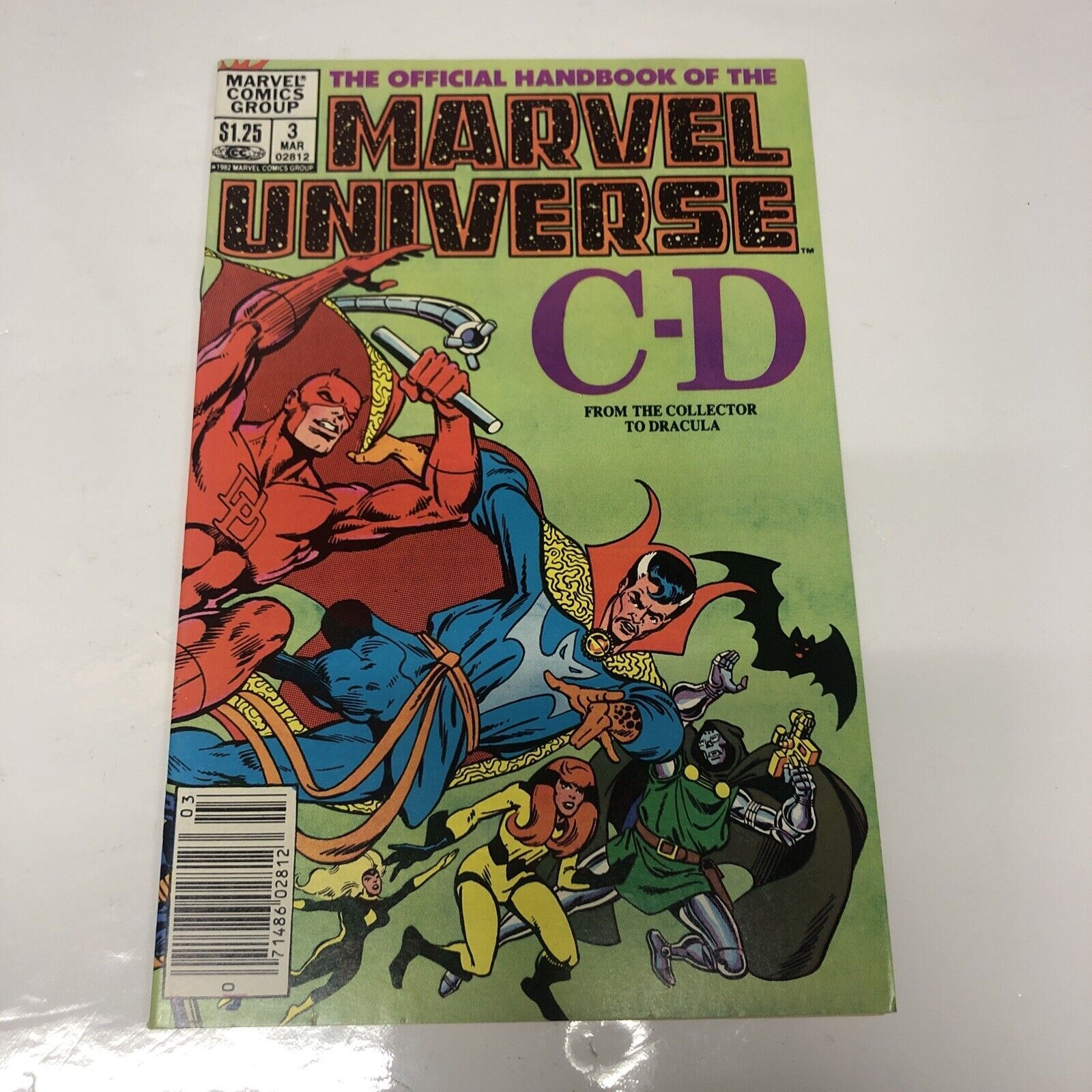 Marvel Universe (1983) # 3 (NM) Canadian Price Variant • Mark Gruenwald ...