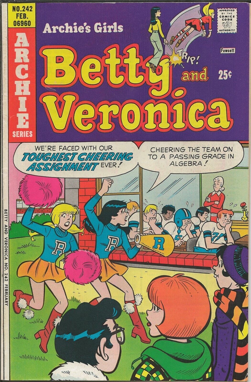 Archie's Girls Betty and Veronica #242 ORIGINAL Vintage 1976 Archie ...