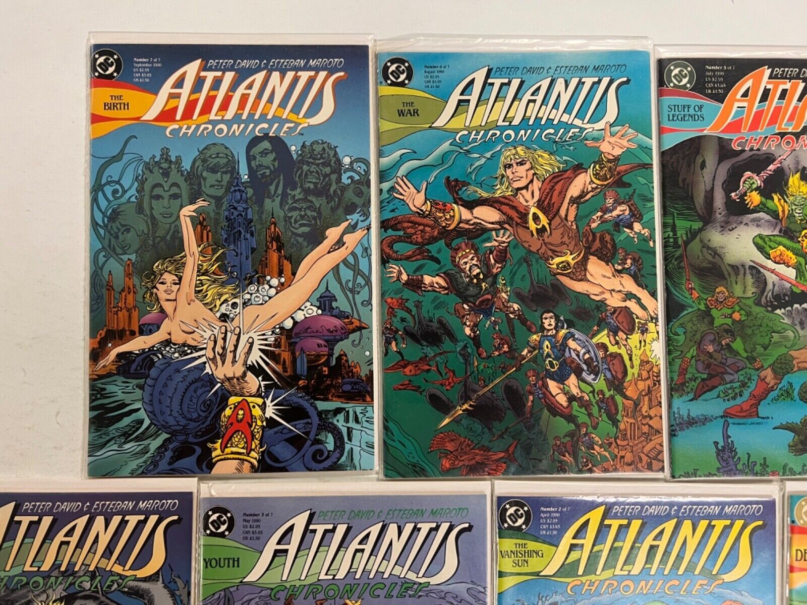 7 Atlantis Chronicles DC Comic Books # 1 2 3 4 5 6 7 Batman Superman 1 ...