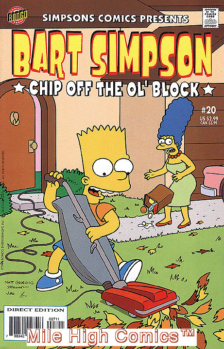 BART SIMPSON COMICS (2000 Series) #20 Very Good Comics Book | Comic Books - Modern Age, Bongo ...