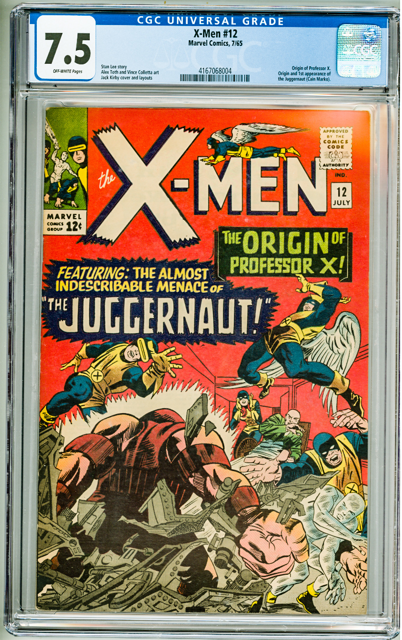 The X-Men #12 (1965) CGC 7.5! OW Pages! 1st Appearance of the ...