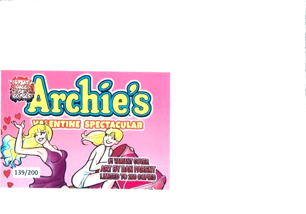 Archie Valentines DAY Spectacular Stevens Planet Comics Homage Variant W/COA. | Comic Books ...