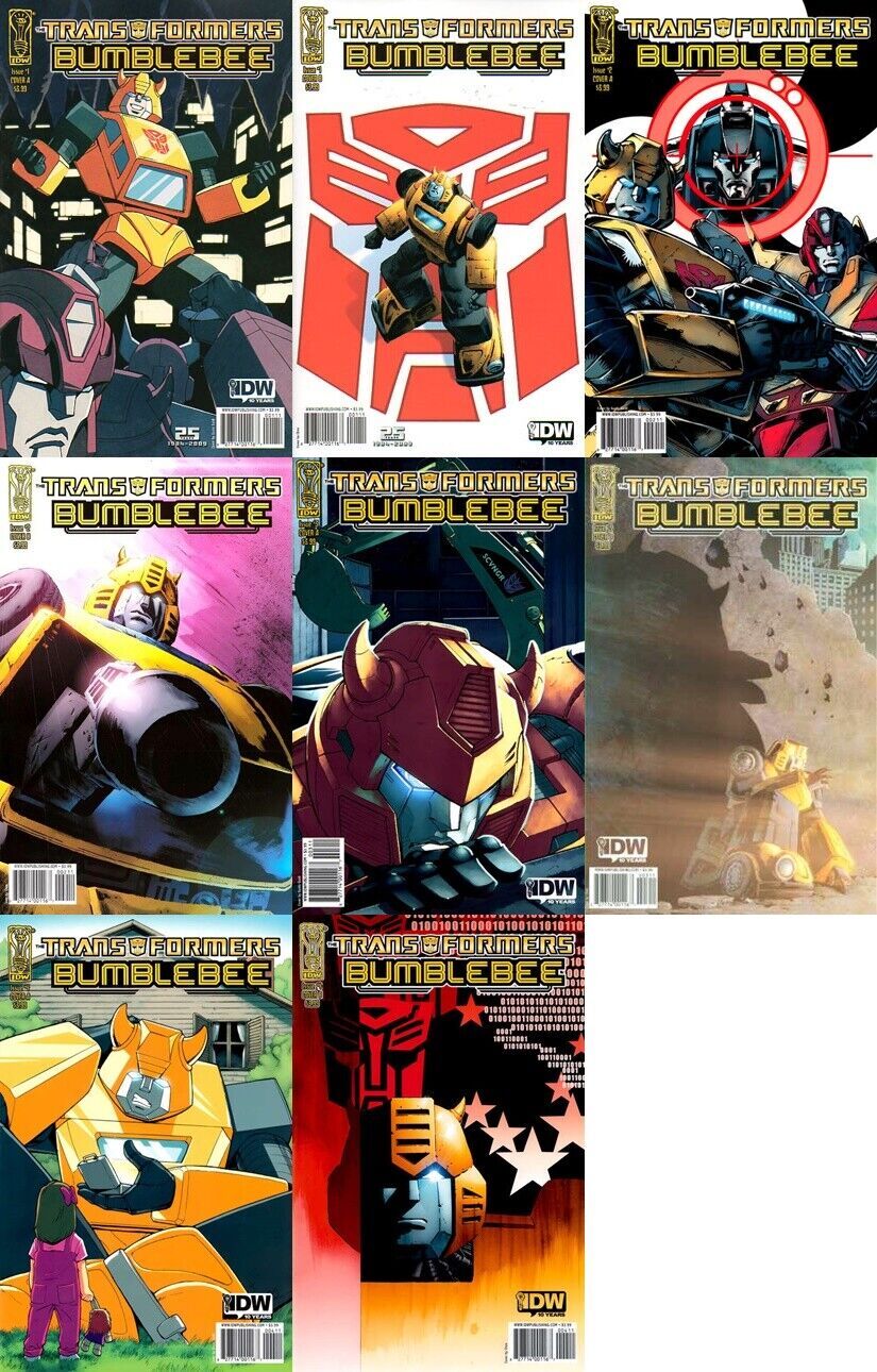 Transformers: Bumblebee #1-4 (2009-2010) IDW Comics - 8 Comics ...