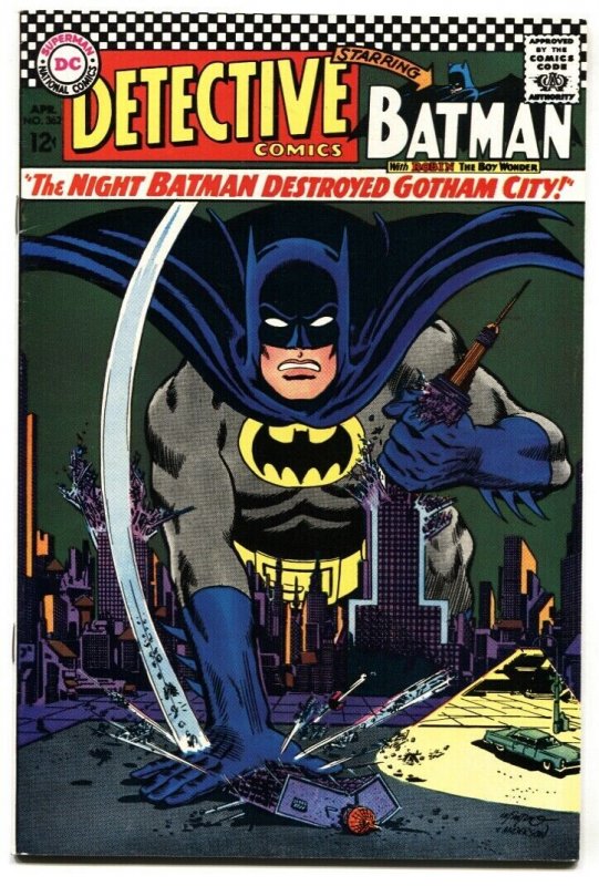 DETECTIVE COMICS #362 1967 Riddler DC Silver Age-BATMAN VF+ | Comic ...