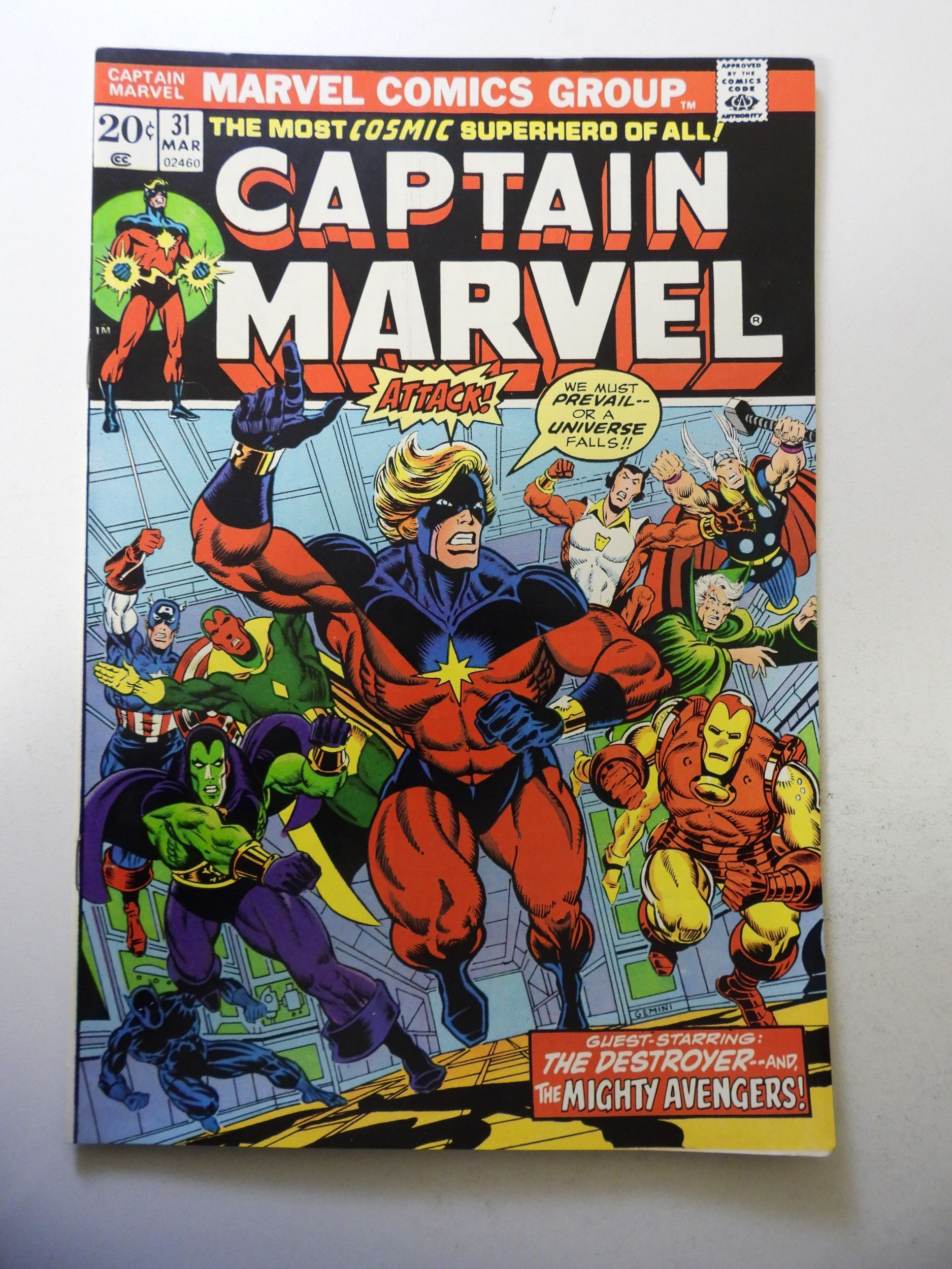 Captain Marvel #31 (1974) FN/VF Condition | Comic Books - Bronze Age ...