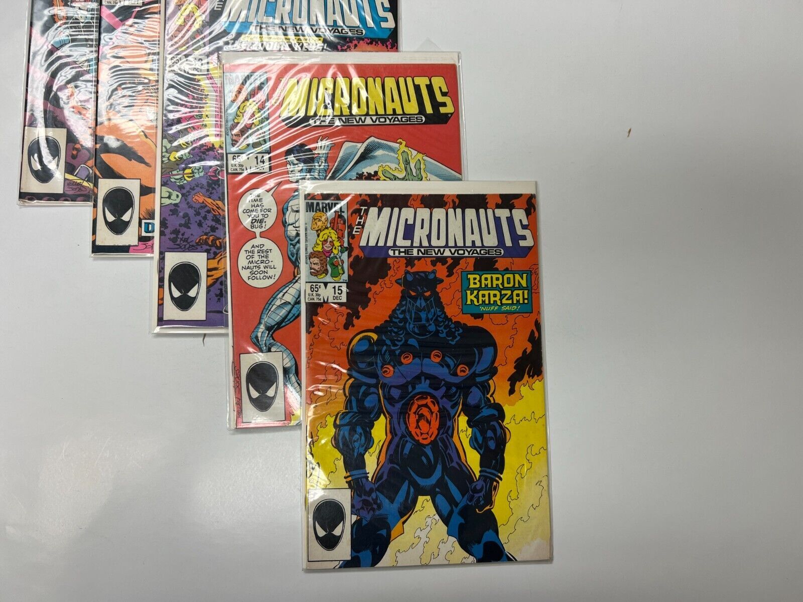 5 The Micronauts Marvel Comics #11 12 13 14 15 Spiderman Avengers Hulk 3 DB12 | Comic Books ...