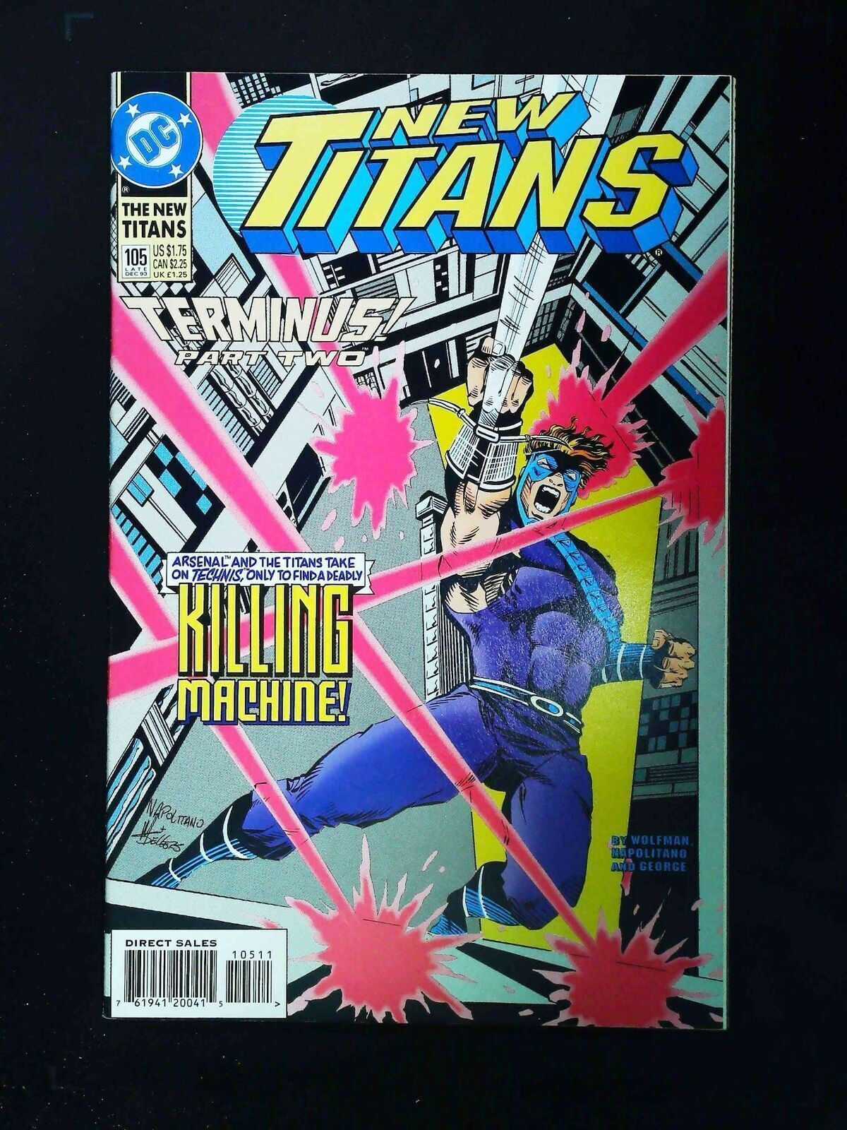 New Teen Titans New Titans #105 (2Nd Series) Dc Comics 1993 Vf+ | Comic ...