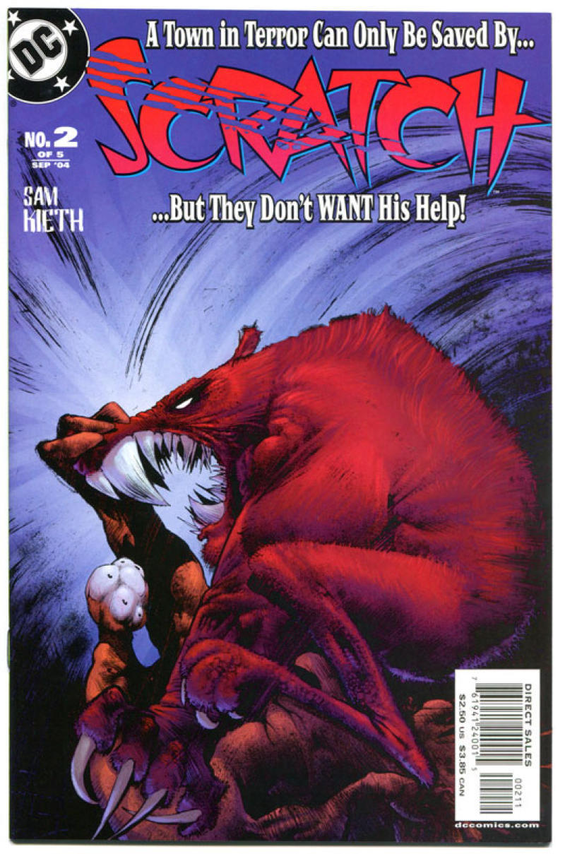 SCRATCH #1 2 3 4 5, NM+, Sam Kieth, Batman, Monsters, Werewolf, 2004 ...