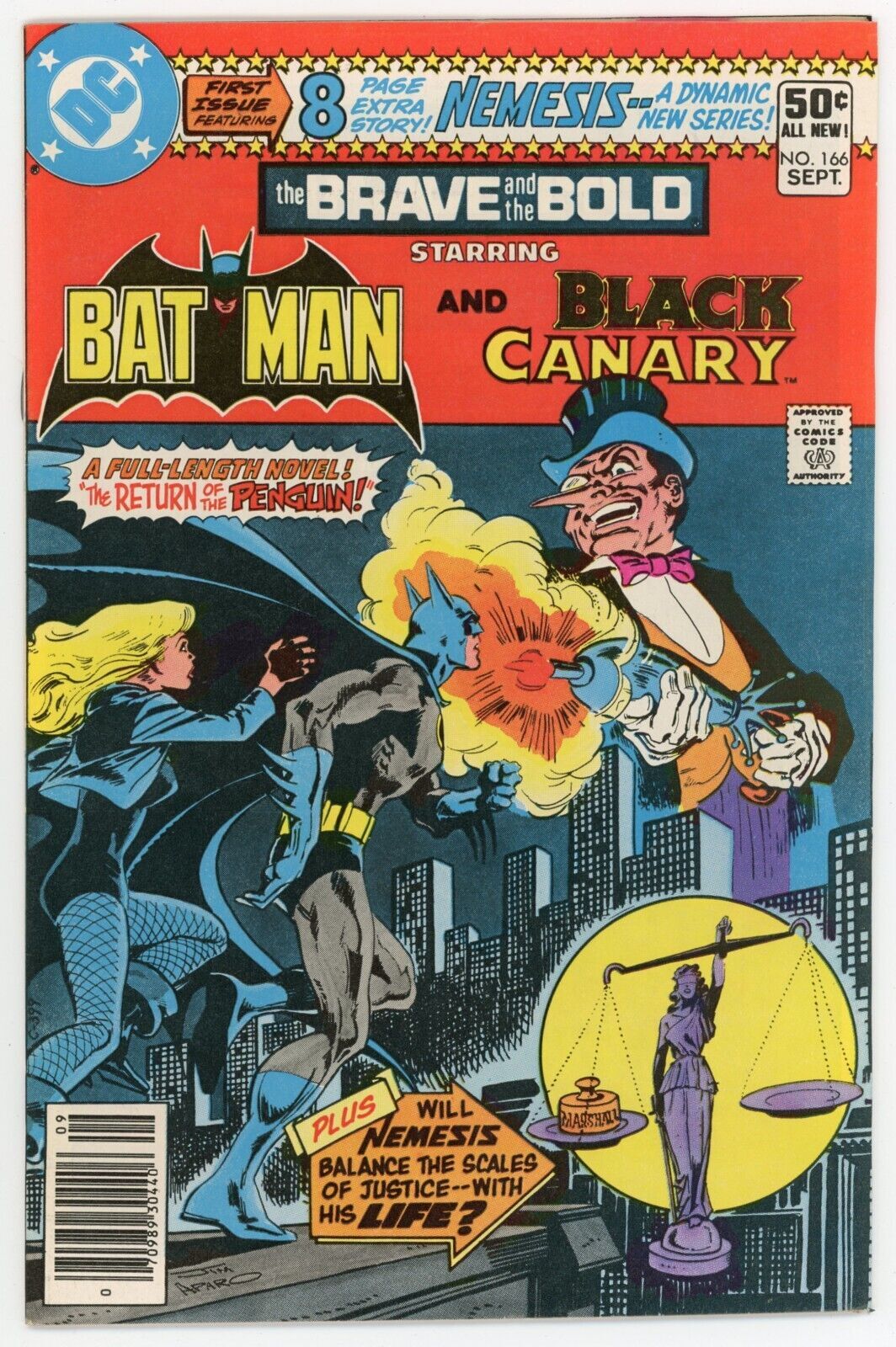Brave and the Bold 166 9.4 NM DC 1980 Bronze Age Batman Penguin Black ...