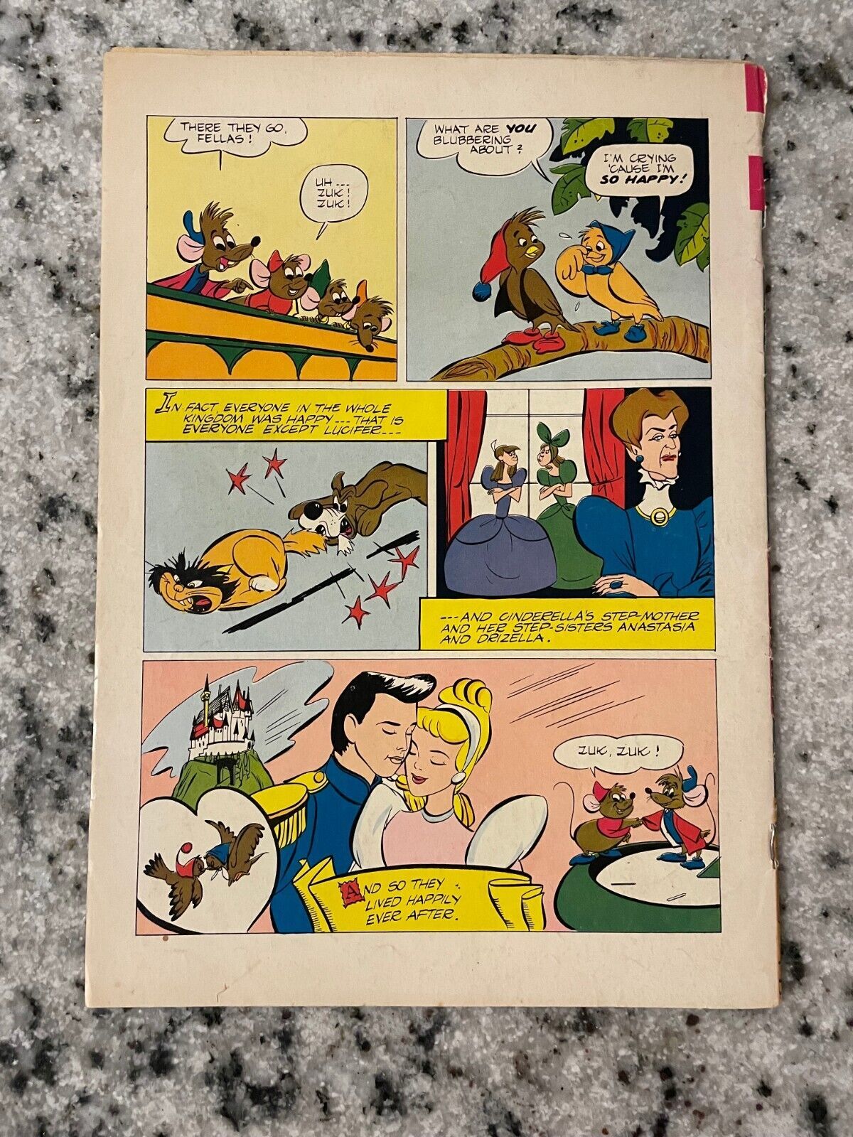 Walt Disney's Cinderella Dell Comic Book Four Color # 272 Mickey Mouse ...