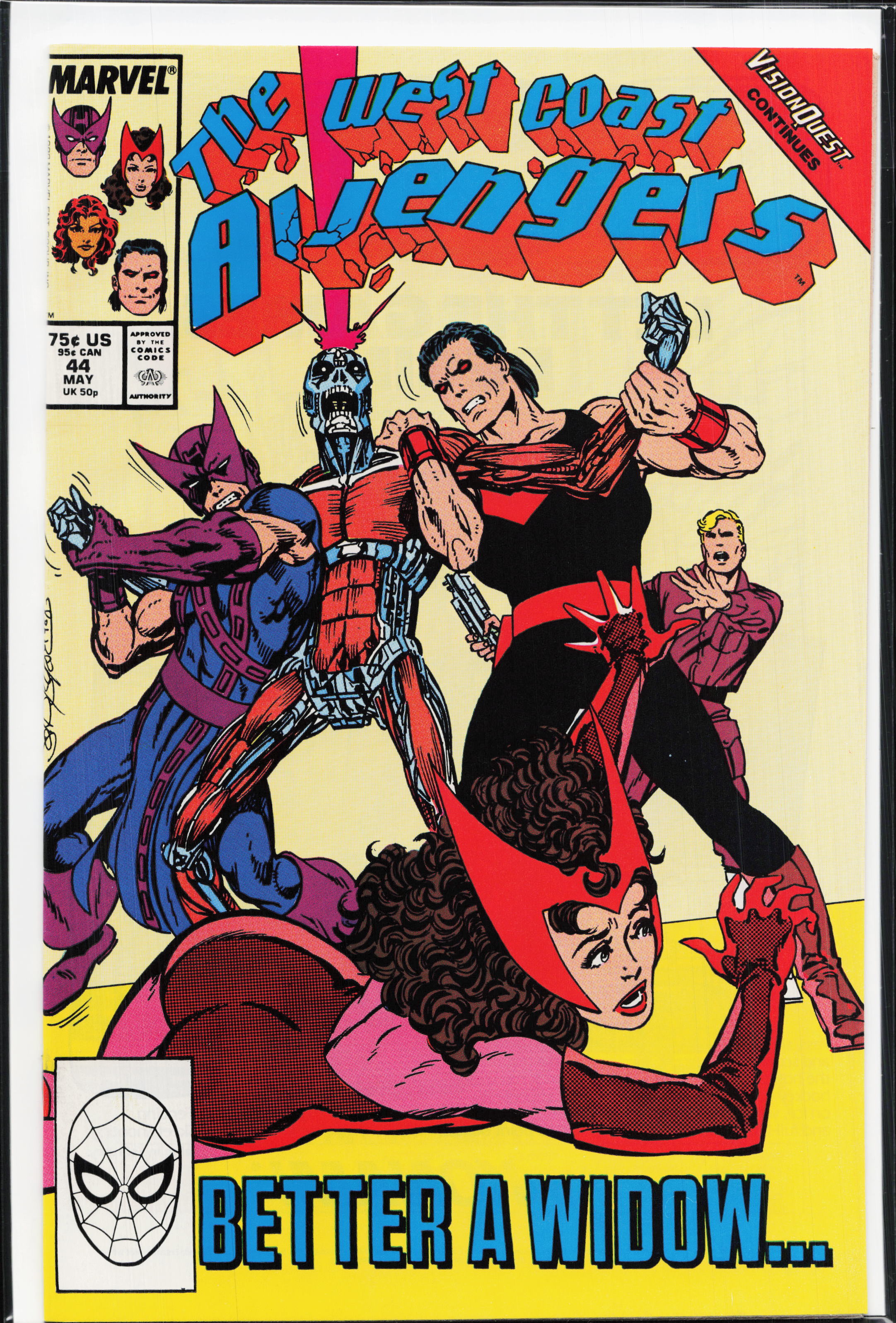 West Coast Avengers #44 (1989) West Coast Avengers / Avengers West ...