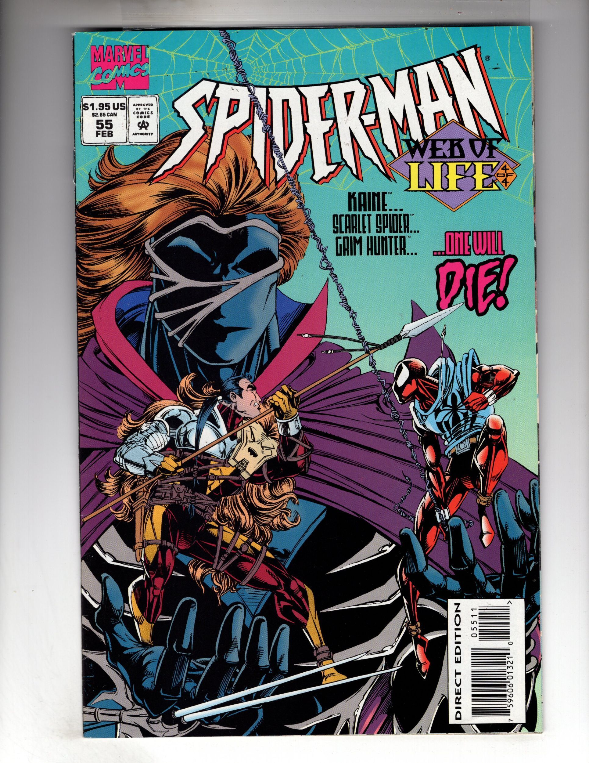 Spider-Man #55 (1995) Kaine! Scarlet Spider! / Ebi#1 | Comic Books ...