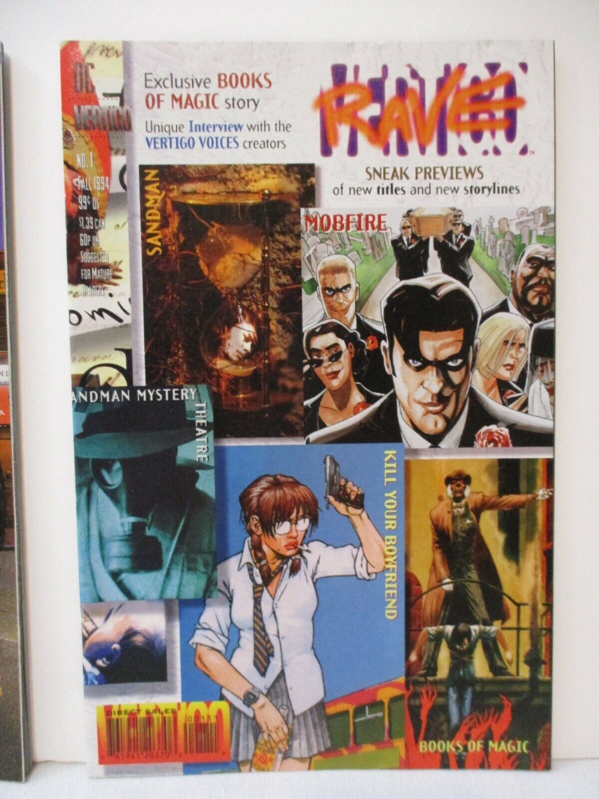 Vertigo Preview 1992 / Vertigo Jam 1993 / Vertigo Rave 1994 | Comic Books - Modern Age, Vertigo ...