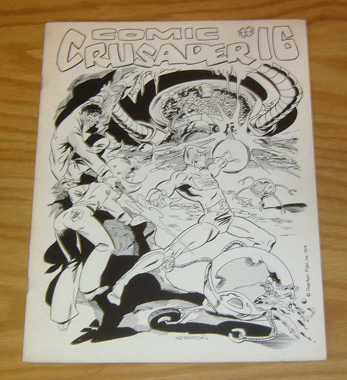 Comic Crusader #16 FN jack kirby illustrations of darkseid and more - e-man | Comic Books ...