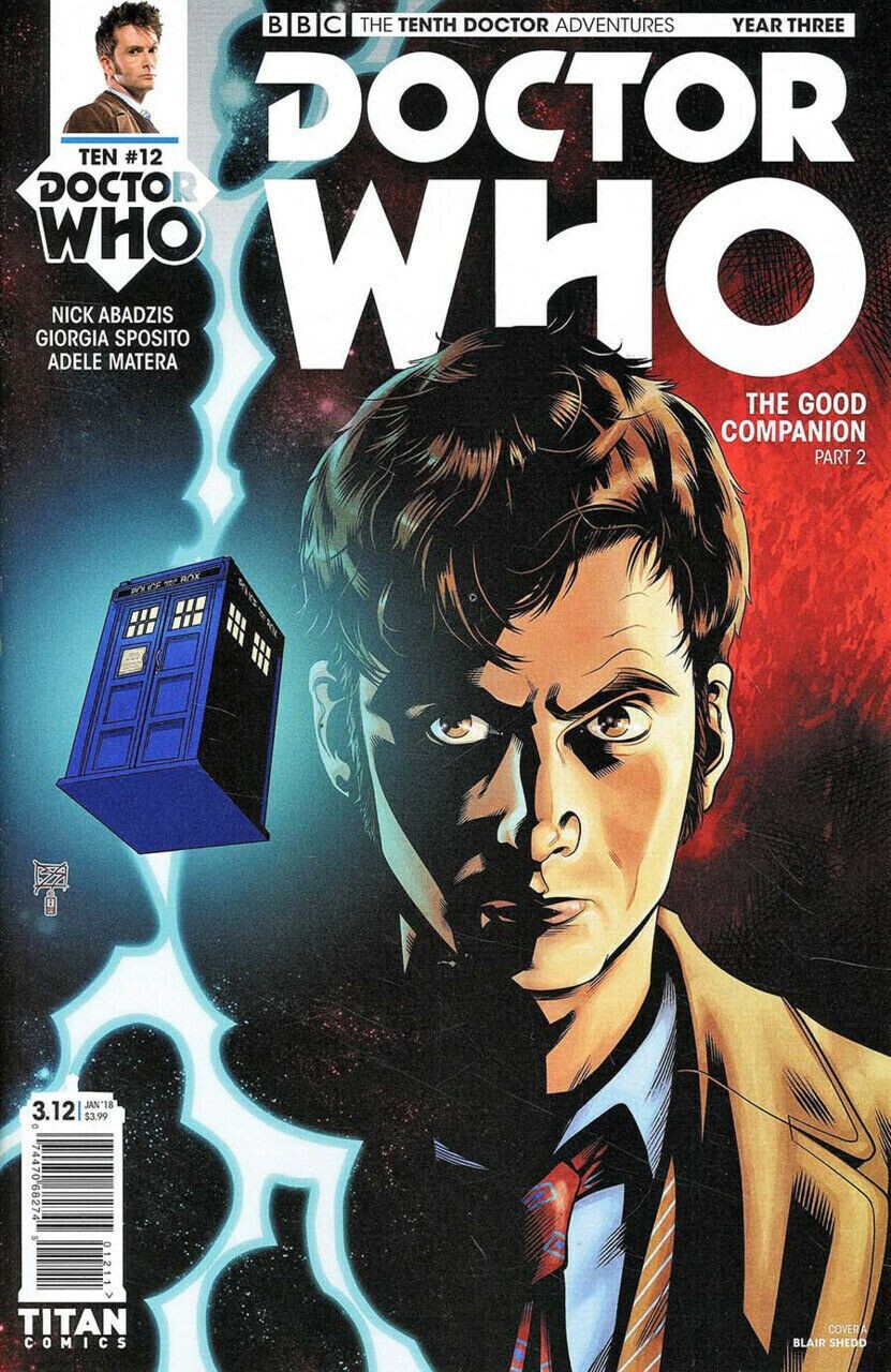 Doctor Who: The Tenth Doctor Year Three (2018) #12 VF Blair Shedd Cover ...