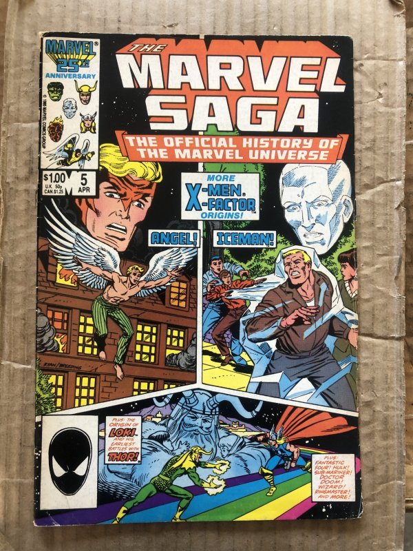 The Marvel Saga The Official History of the Marvel Universe #5 Direct ...