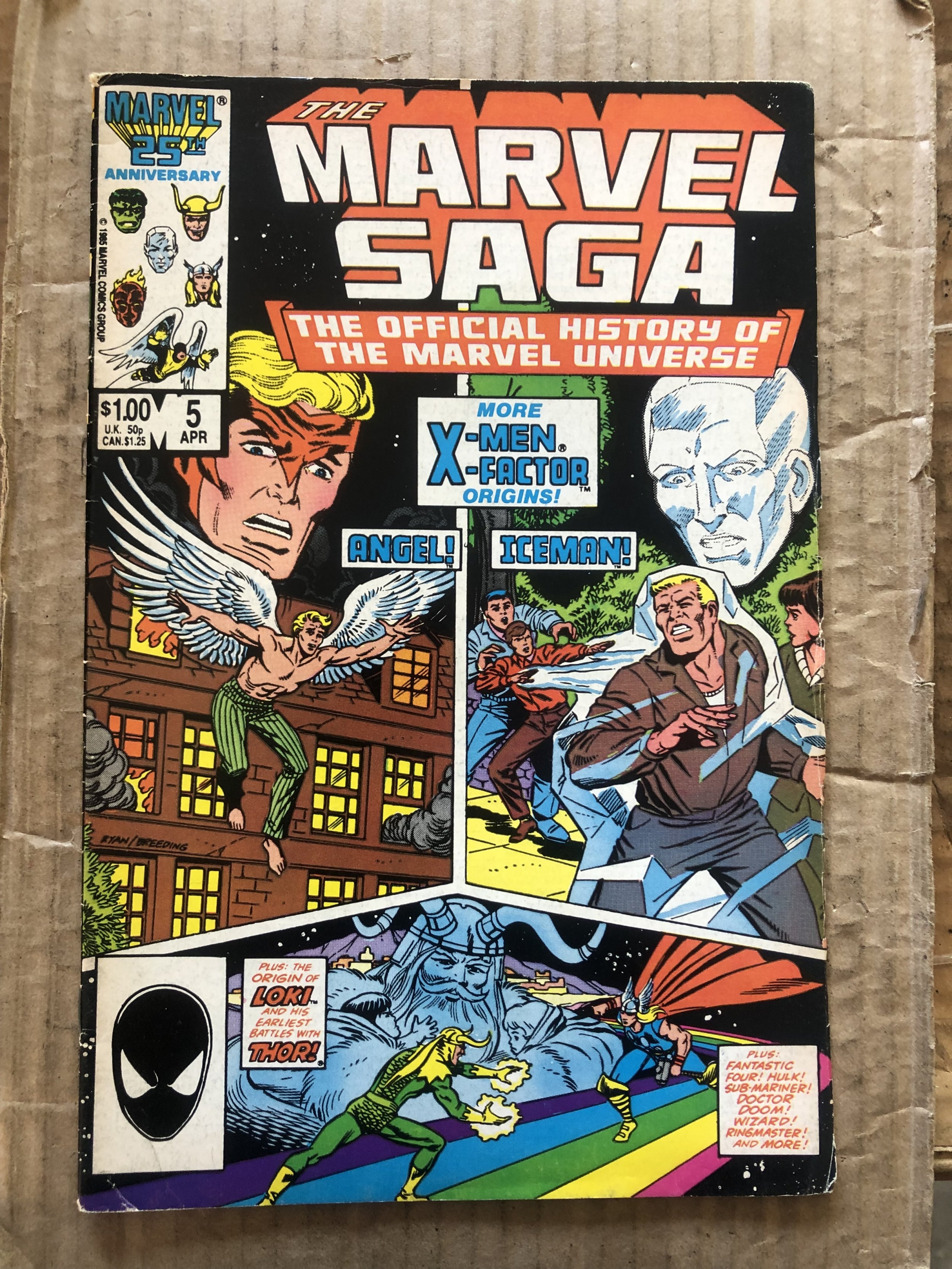 The Marvel Saga The Official History of the Marvel Universe #5 Direct ...
