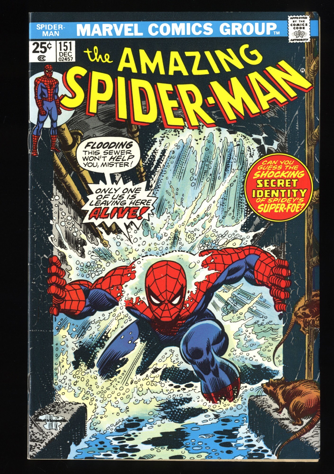 Amazing Spider-Man #151 VF+ 8.5 Classic Cover! Death of Clone! | Comic ...