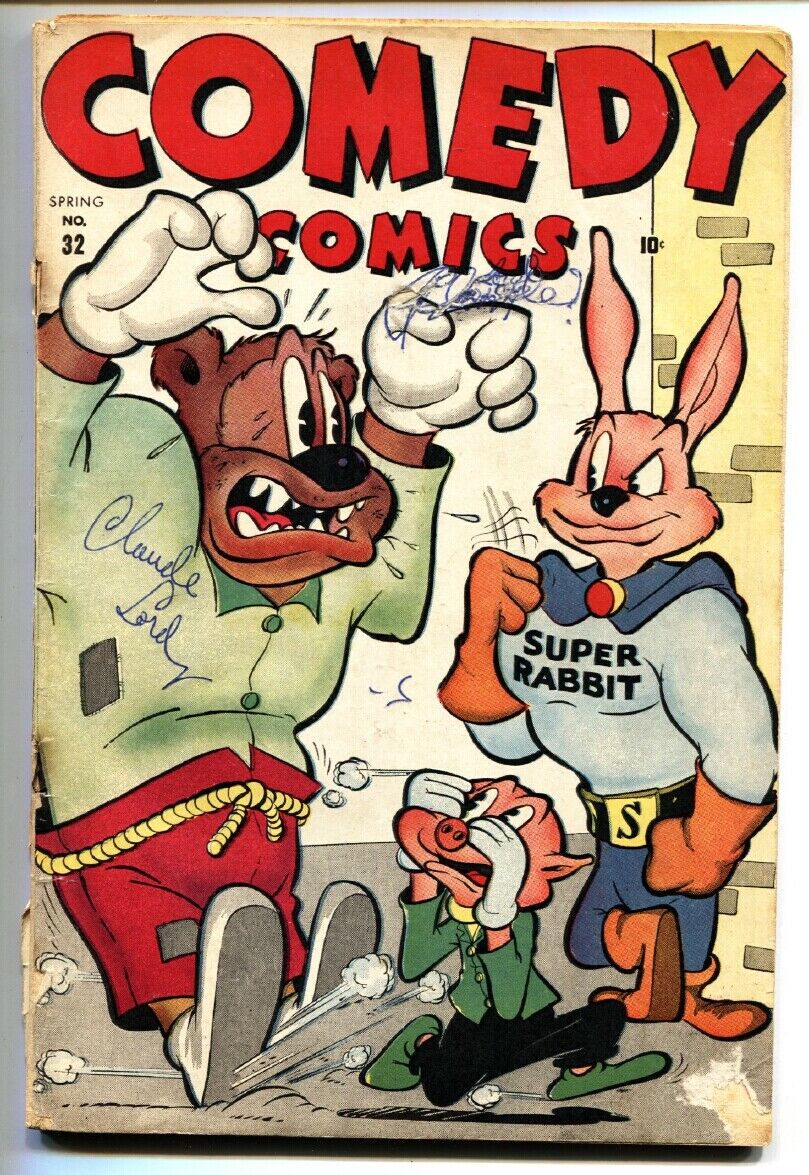 Comedy #32-1946-Violent Funny Animal comic-Tooth Extraction! Timely ...