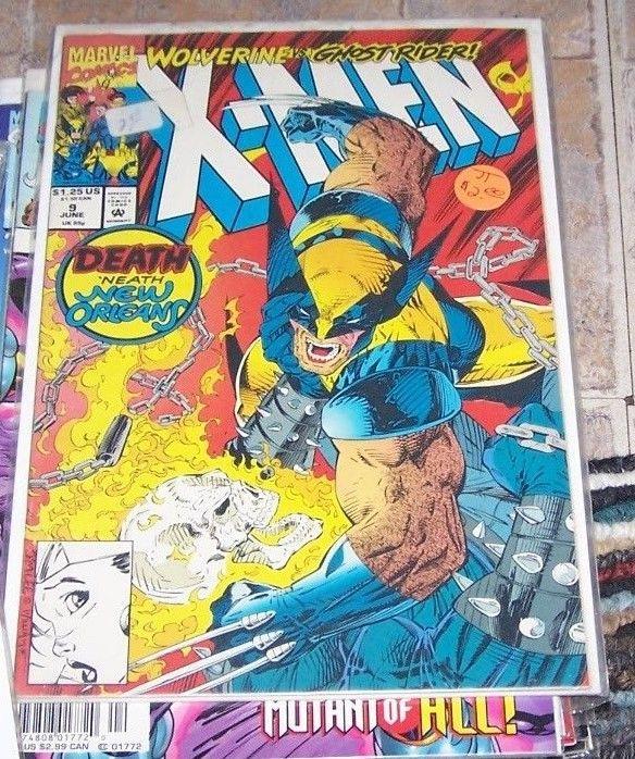 X-Men #9 (Jun 1992, Marvel) ghost rider, wolverine jim lee | Comic ...