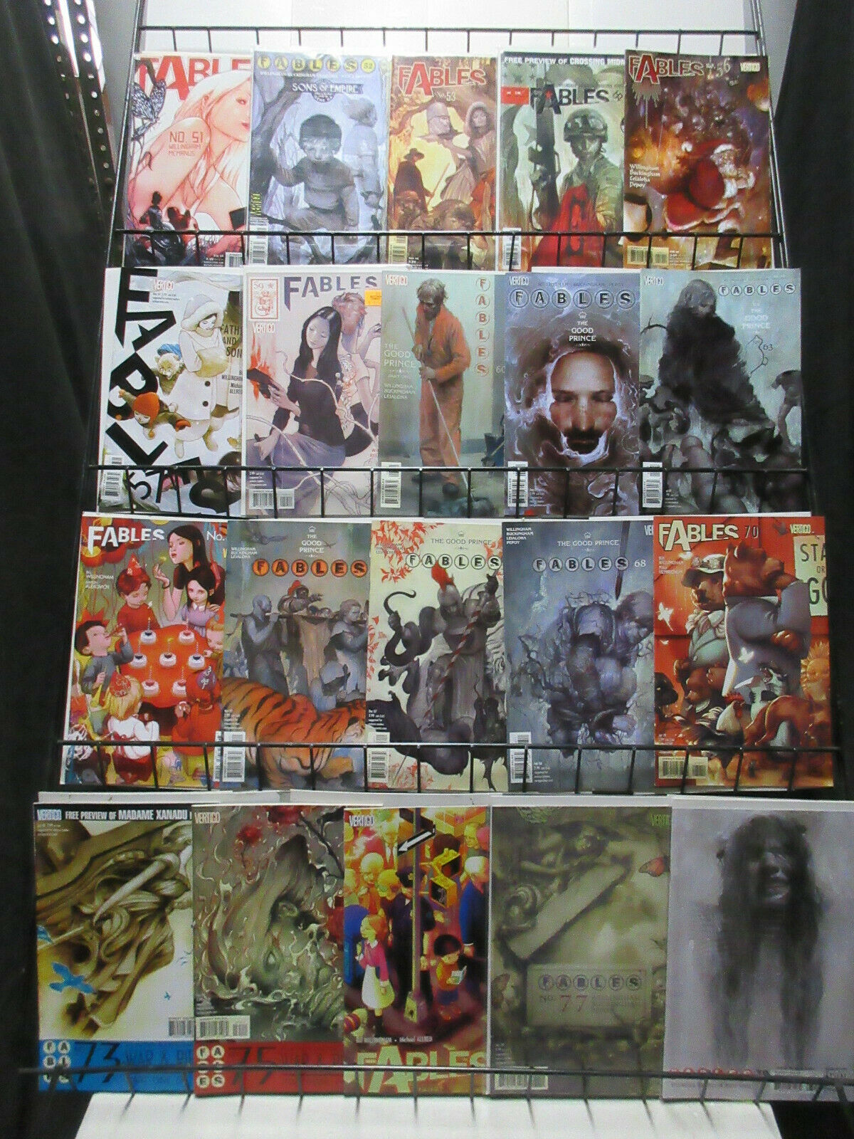 Fables Mini-Library Lot of 98Diff from #9-143 Vertigo Comics from 2002 ...