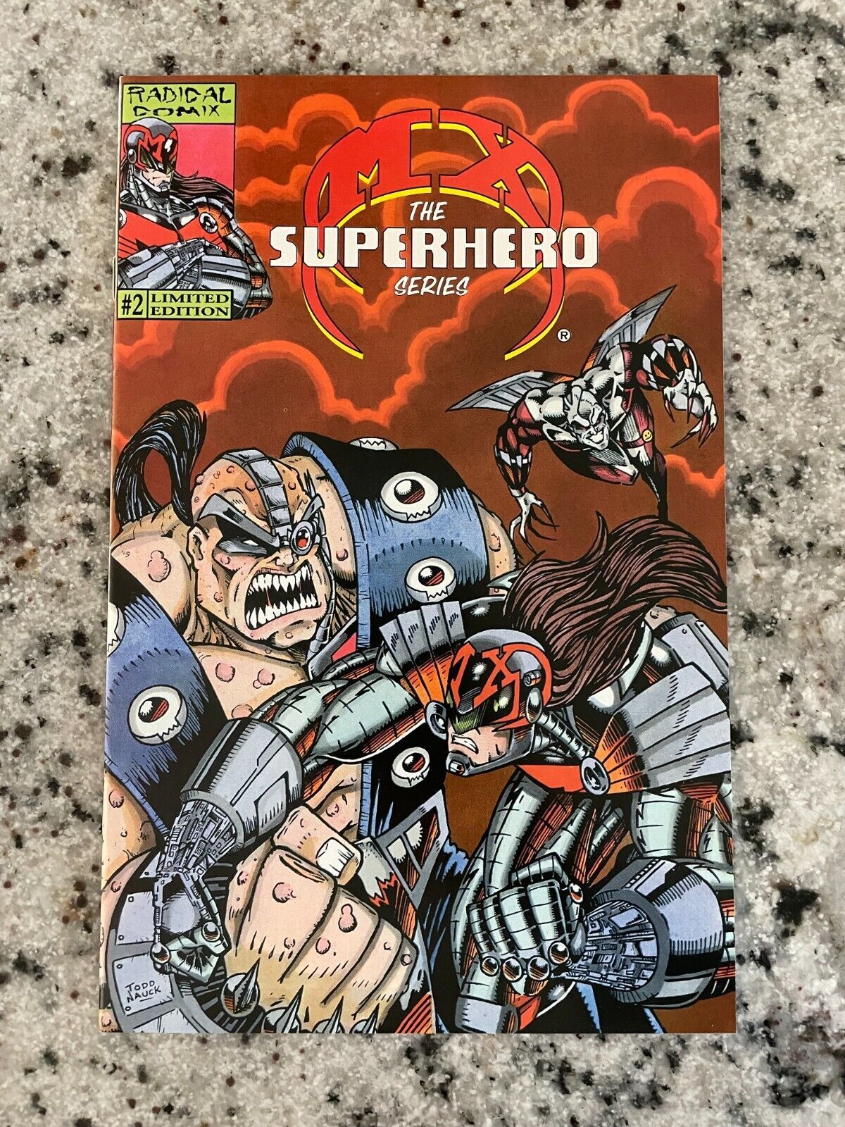 MX The Superhero Series # 2 NM Radical Comix Comic Book Limited Edition ...