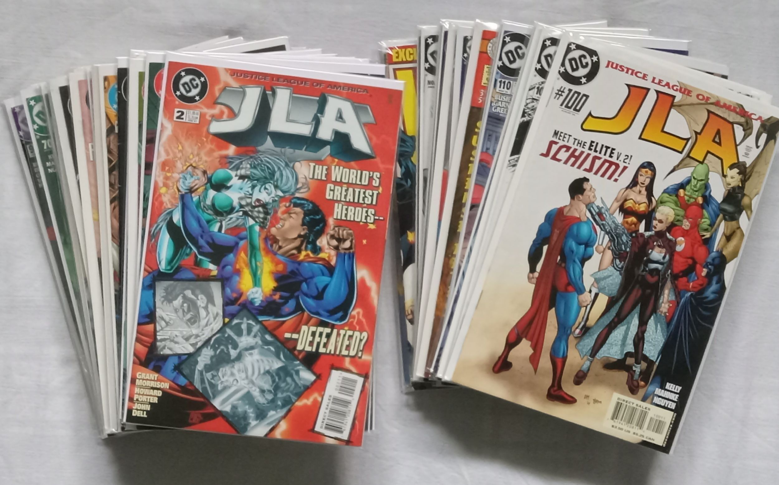 JLA (1997) set of 42 modern age comics Justice League of America Elite ...