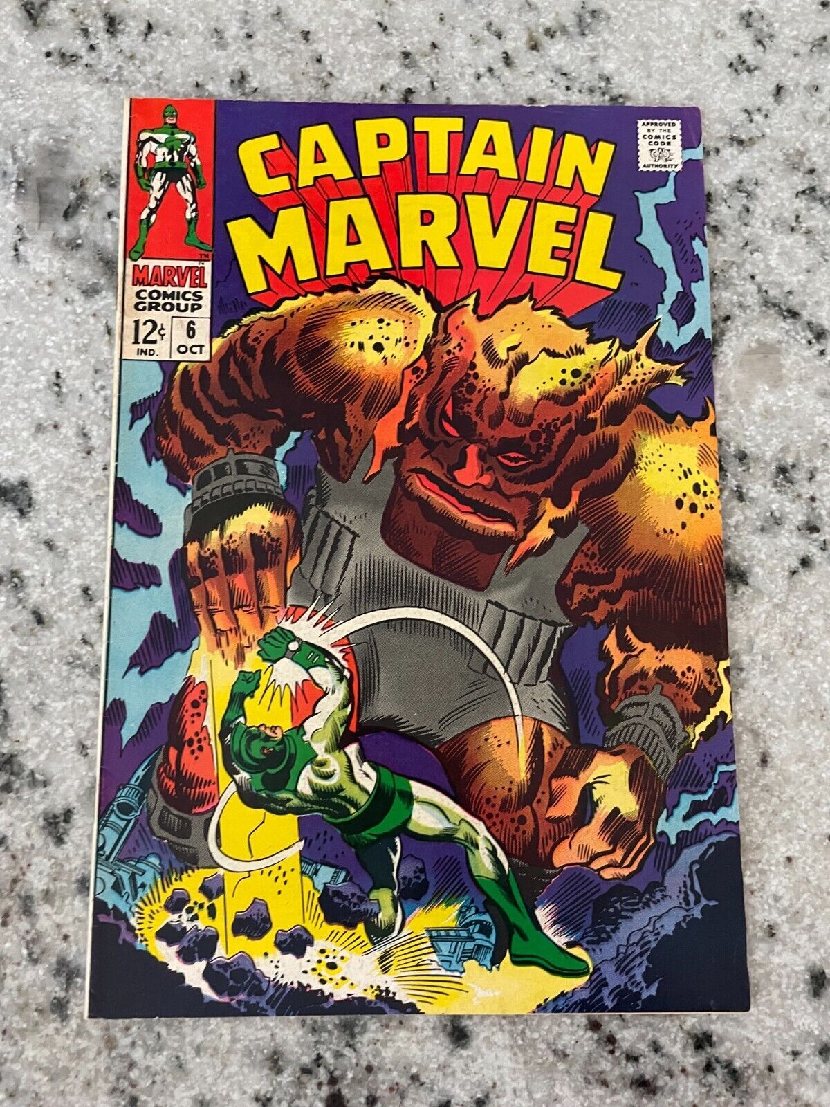 Captain Marvel # 6 VF/NM Comic Book Kree Avengers Hulk Thor Iron Man ...