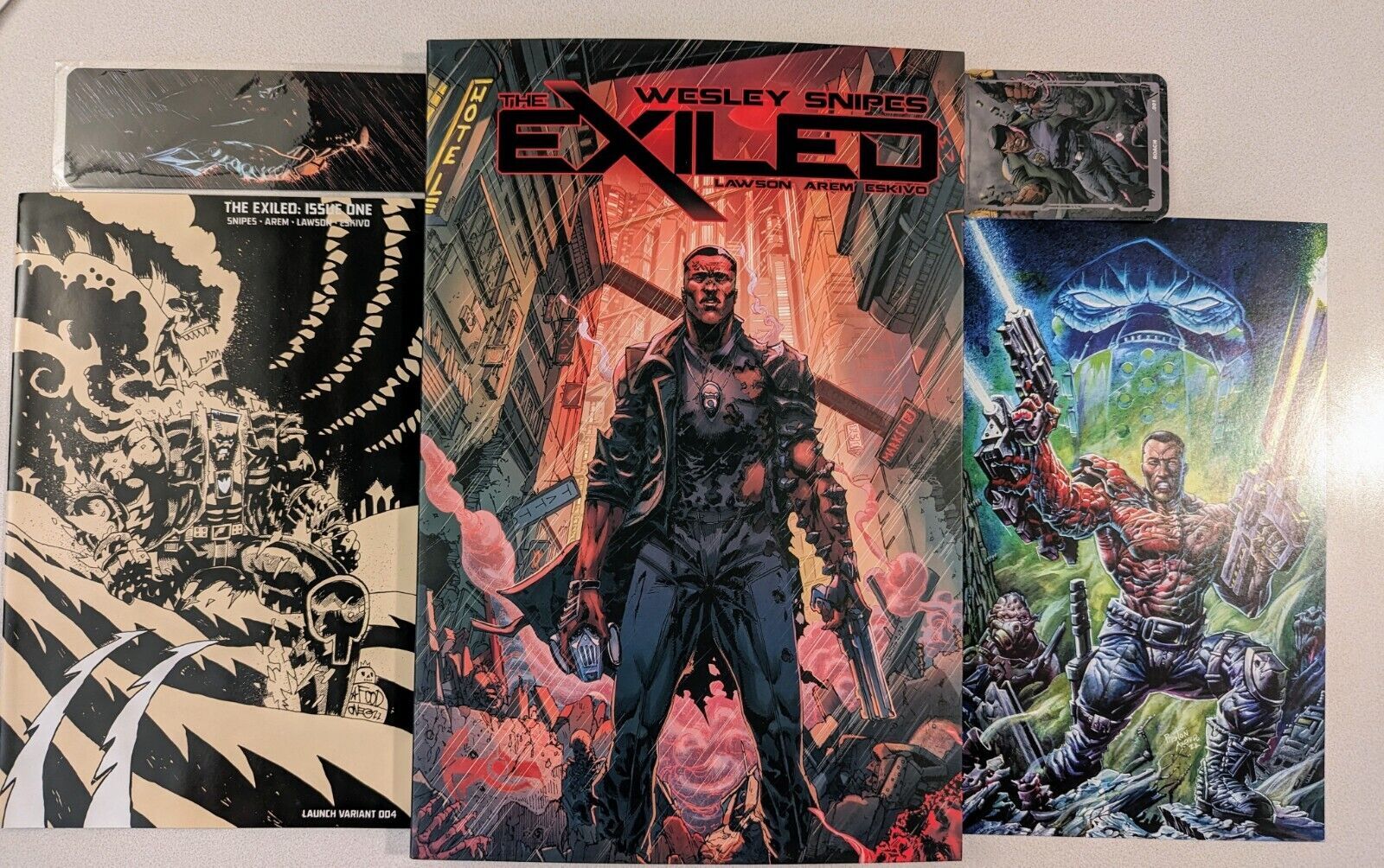 The Exiled TPB Kickstarter Exclusive Deluxe Set With Bookmark Cards And ...