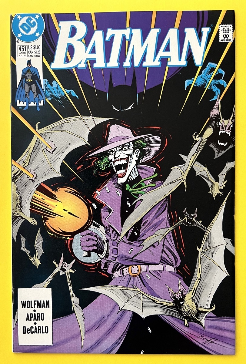Batman 451 Joker Meet MY Little Friend Cover (1990) B3 | Comic Books ...