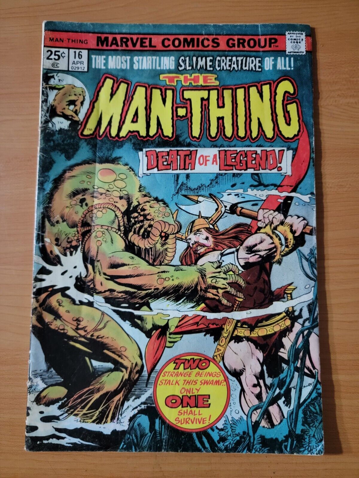The Man-Thing #16 ~ VERY GOOD VG ~ 1975 Marvel Comics | Comic Books ...