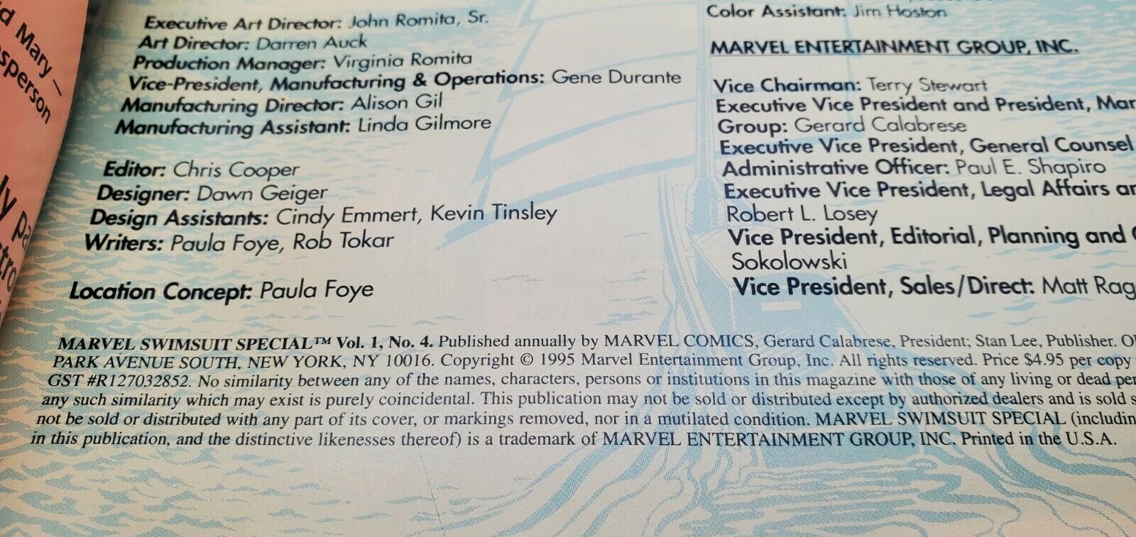 MARVEL SWIMSUIT SPECIAL #4 (1995) Venom, She-Hulk, Kitty Pryde, Black ...