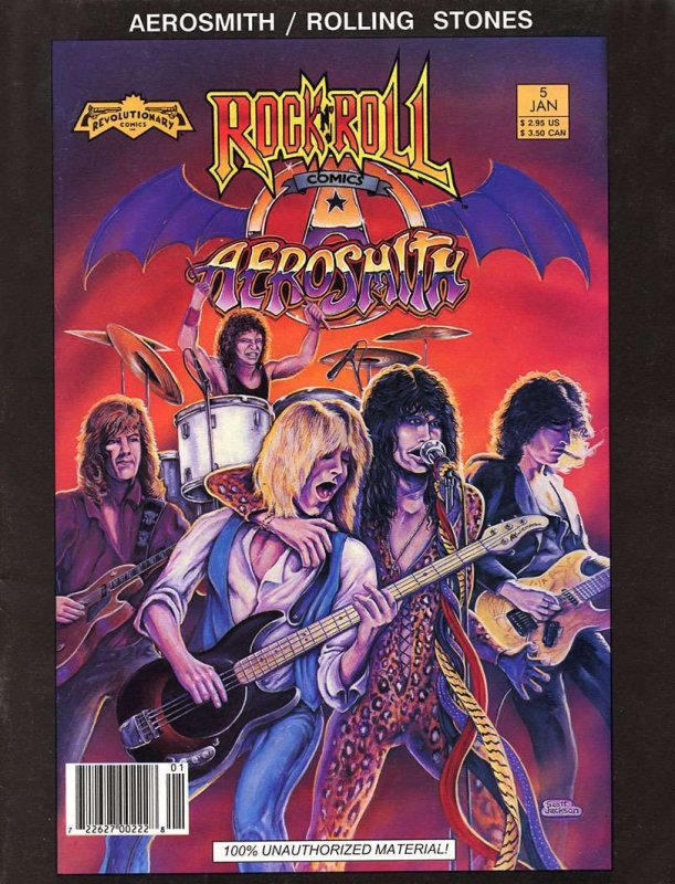 Rock N' Roll Comics Magazine #5 FN ; Revolutionary | Aerosmith | Comic ...