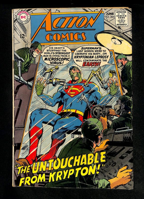 Action Comics #364 | Comic Books - Silver Age, DC Comics, Superman ...