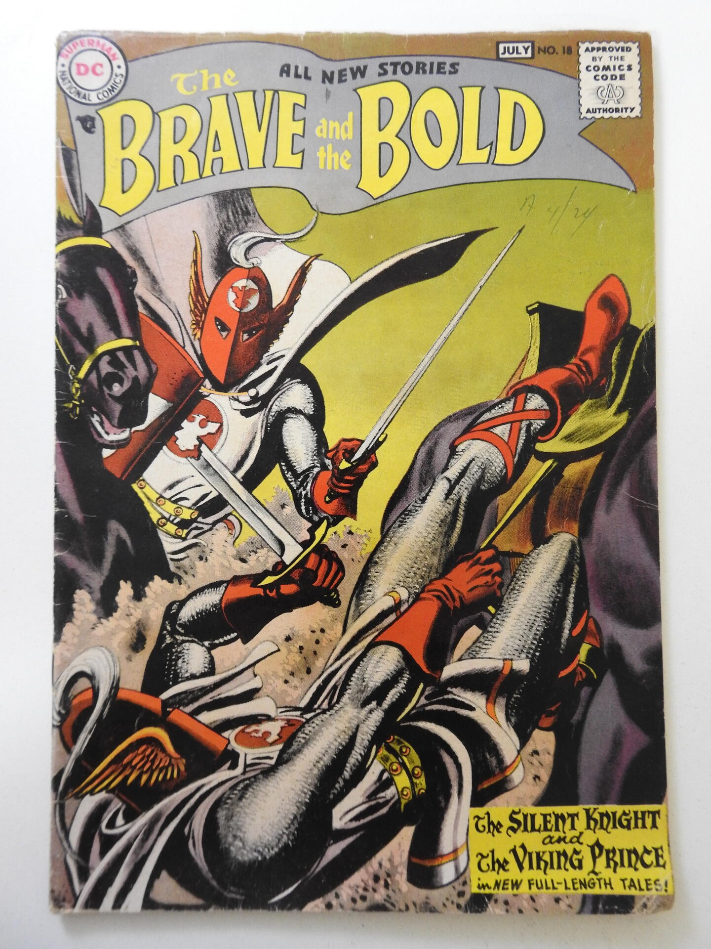 The Brave and the Bold #18 (1958) VG+ Condition moisture stain | Comic ...