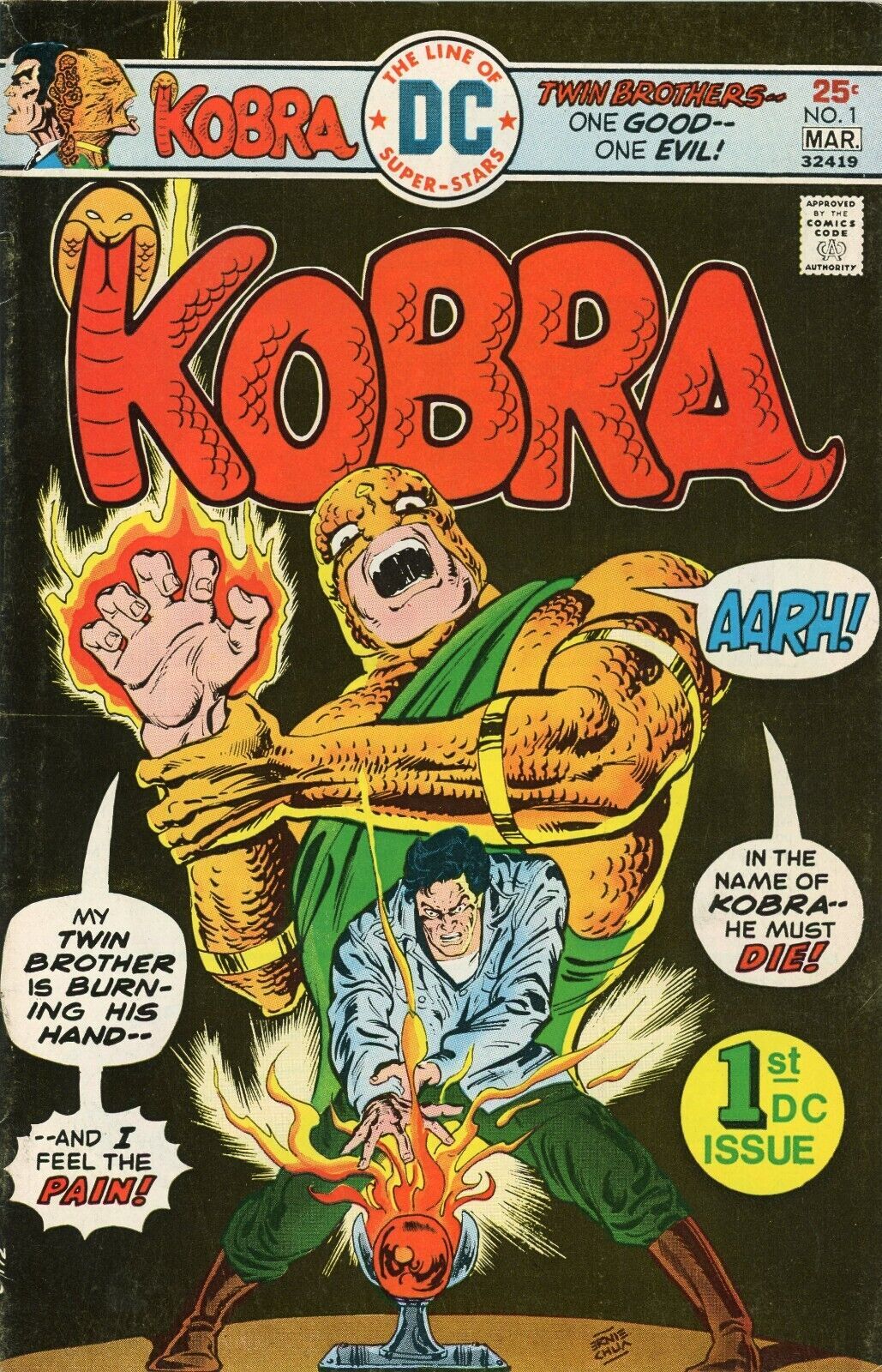 Kobra #1 - 1st. Appearance of Kobra. (8.0) 1976 | Comic Books - Bronze ...