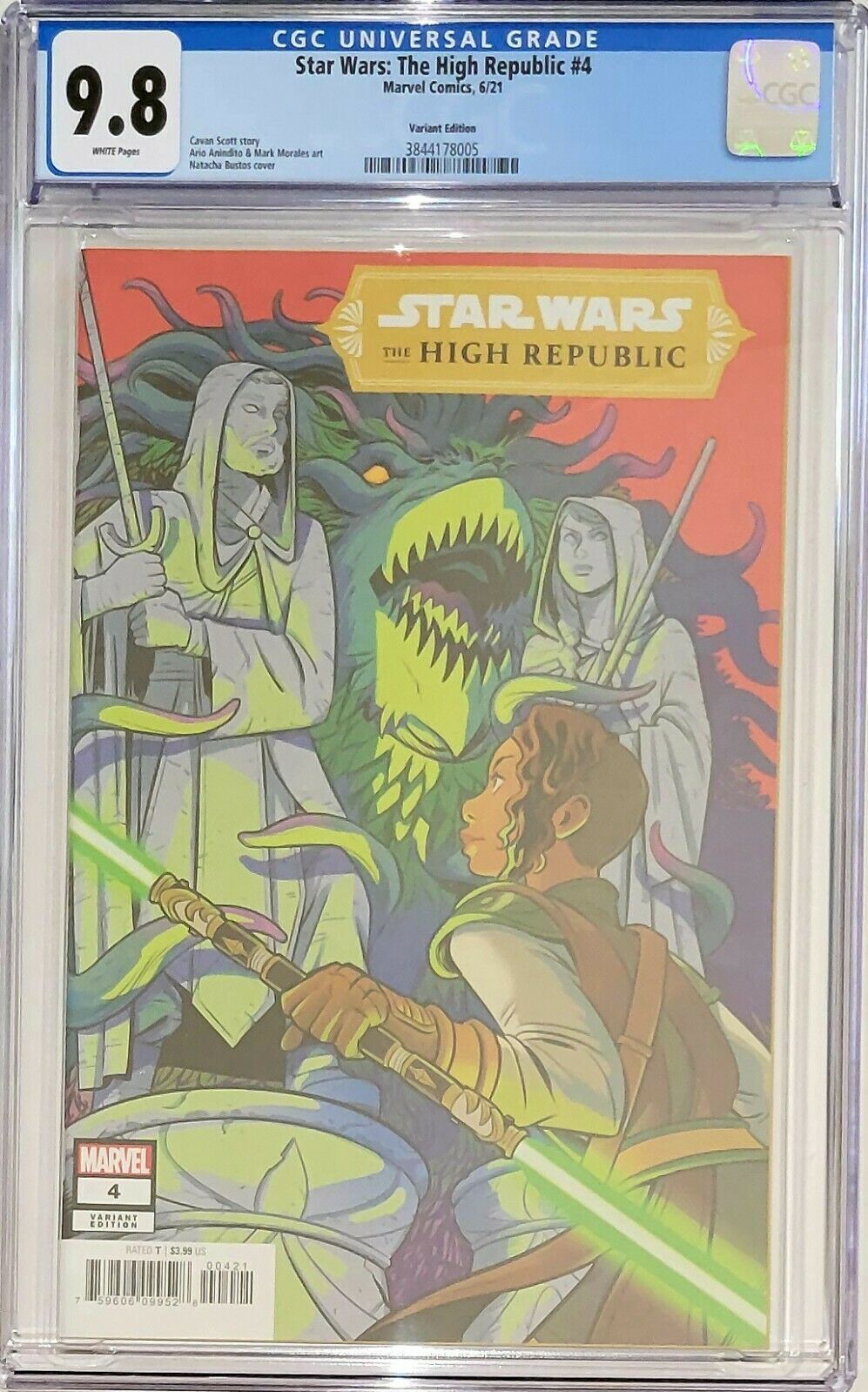 Star Wars High Republic #4 CGC 9.8 (Marvel 2021) Bustos variant, 1st ...
