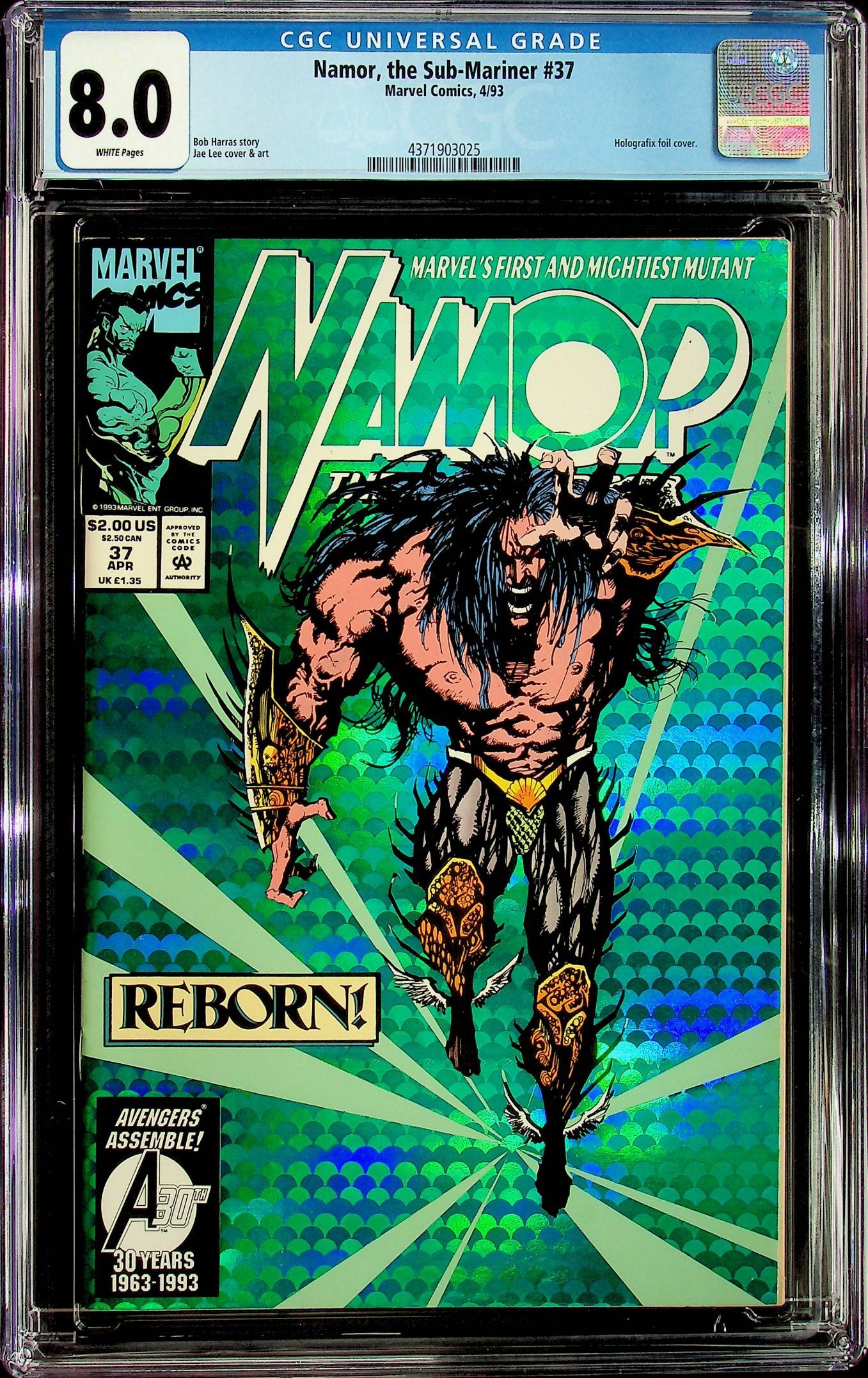 Namor, the Sub-Mariner #37 (1993) - CGC 8.0 - Cert#4371903025 | Comic ...