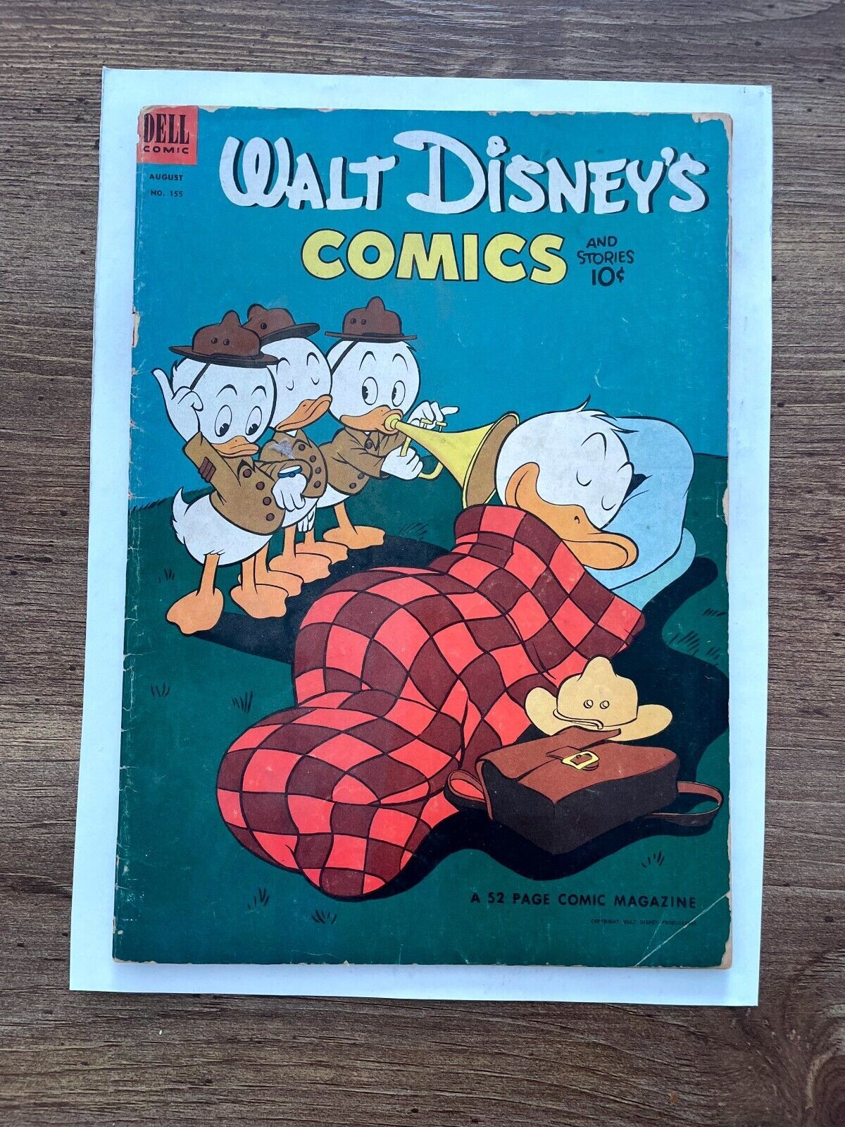 Walt Disney's Comics & Stories # 155 VG/FN Dell Golden Age Comic Book ...