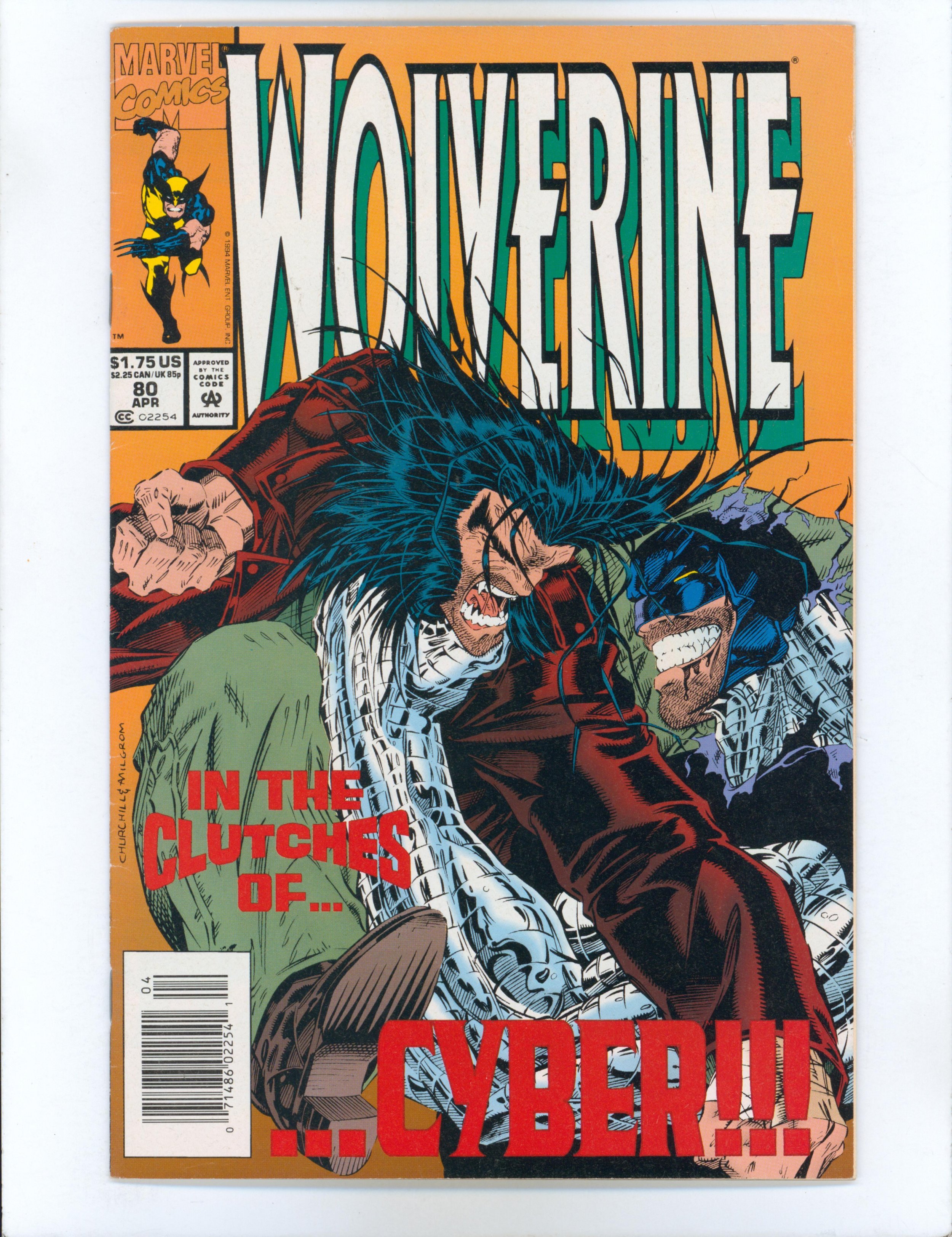 Wolverine 80 Newsstand controversial X-23 cameo (Name written on test ...