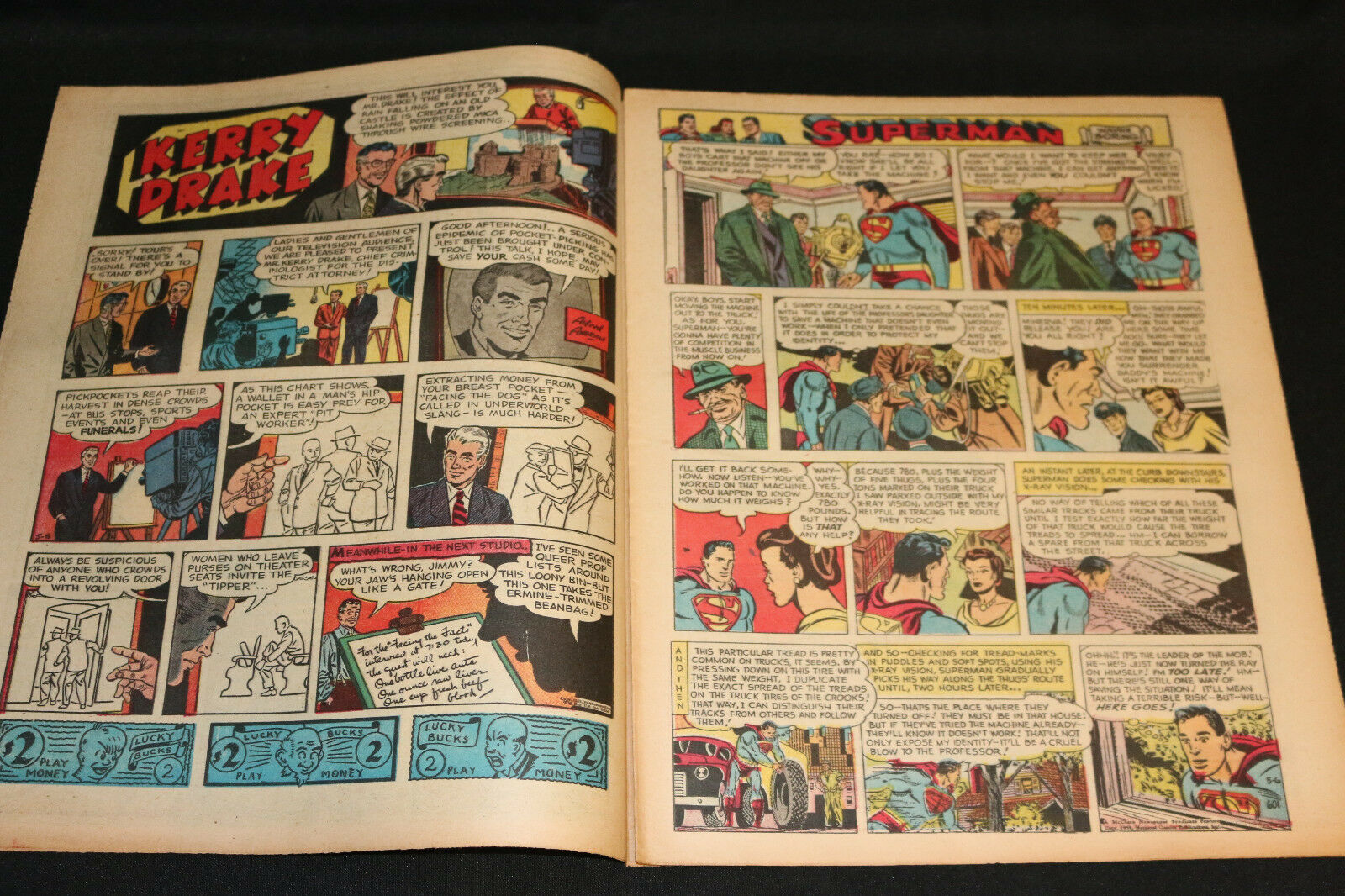 1951 Sunday Mirror Weekly Comic Section May 6th (VF) Superman Mickey ...