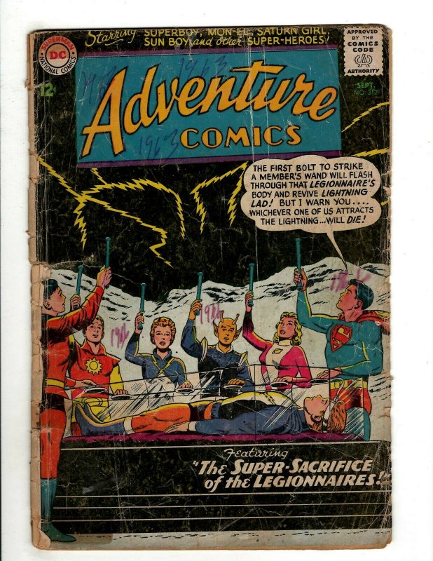 10 Adventure Comics DC # 306 311 312 313 314 315 317 318 319 221 ...