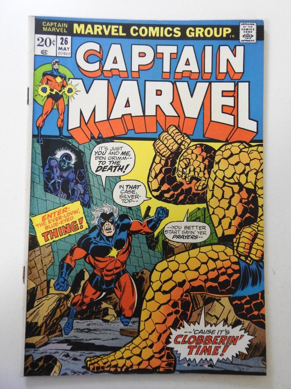 Captain Marvel #26 (1973) GD Condition rusty staples | Comic Books ...
